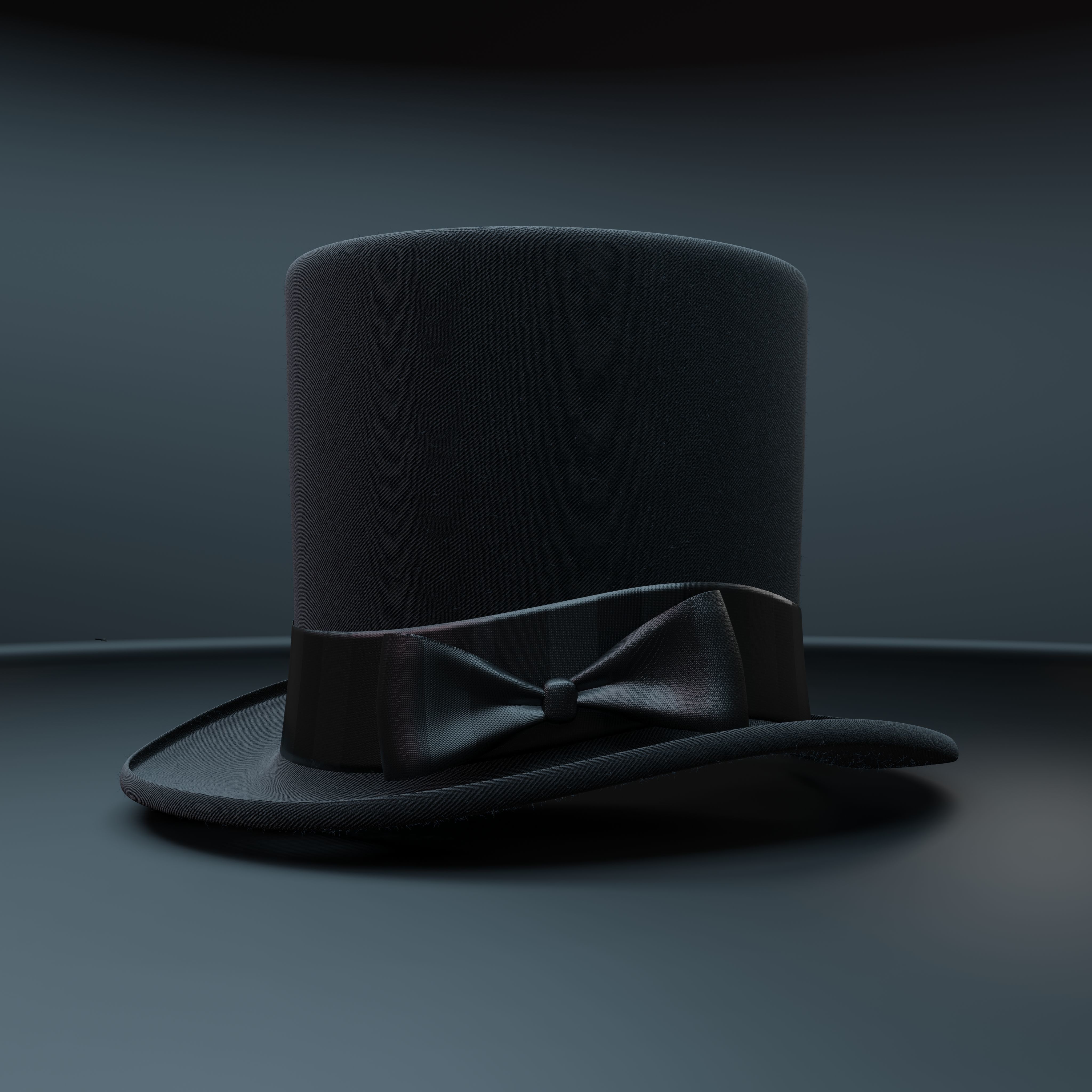 3D model Top Hat Photorealistic PBR VR / AR / low-poly | CGTrader