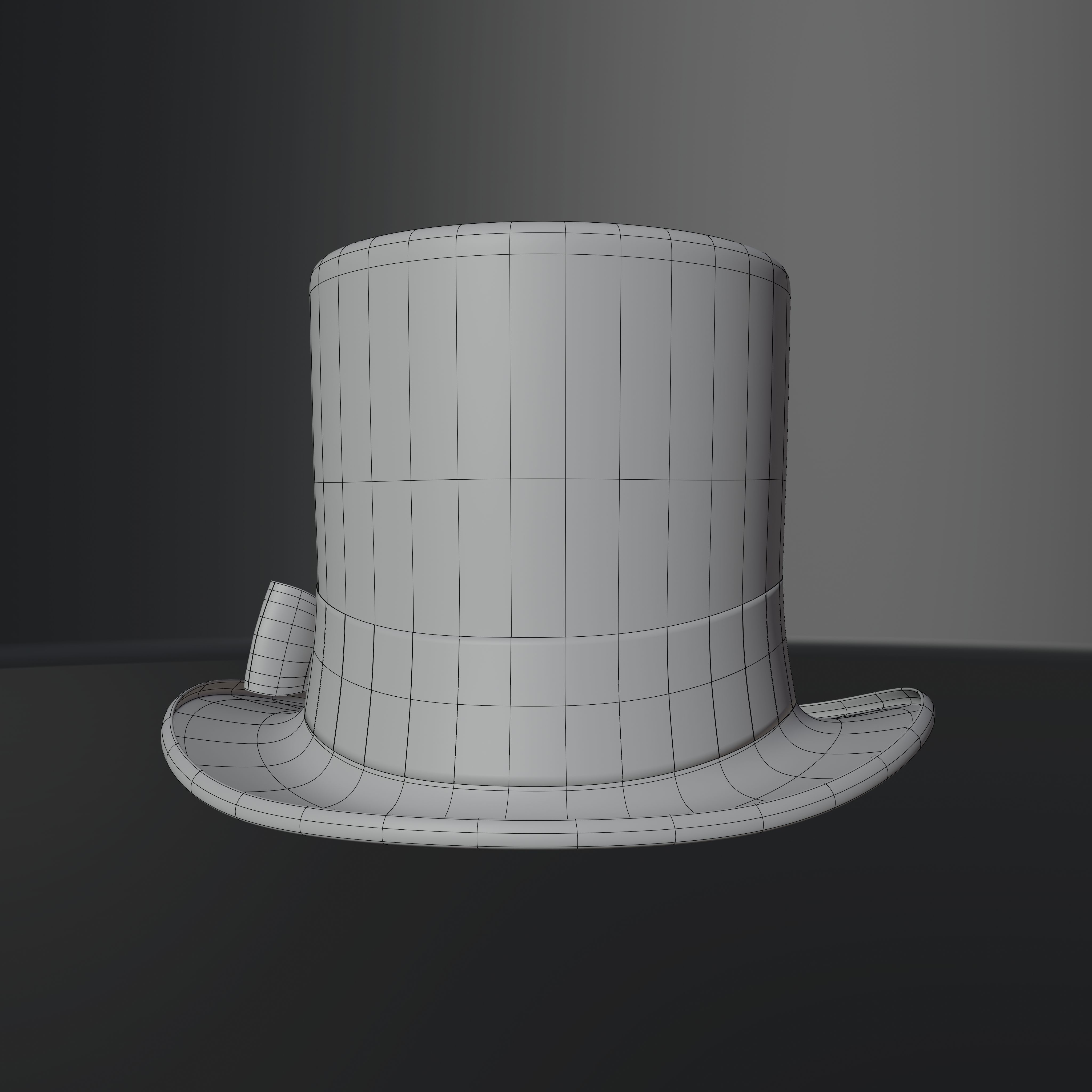 3D model Top Hat Photorealistic PBR VR / AR / low-poly | CGTrader