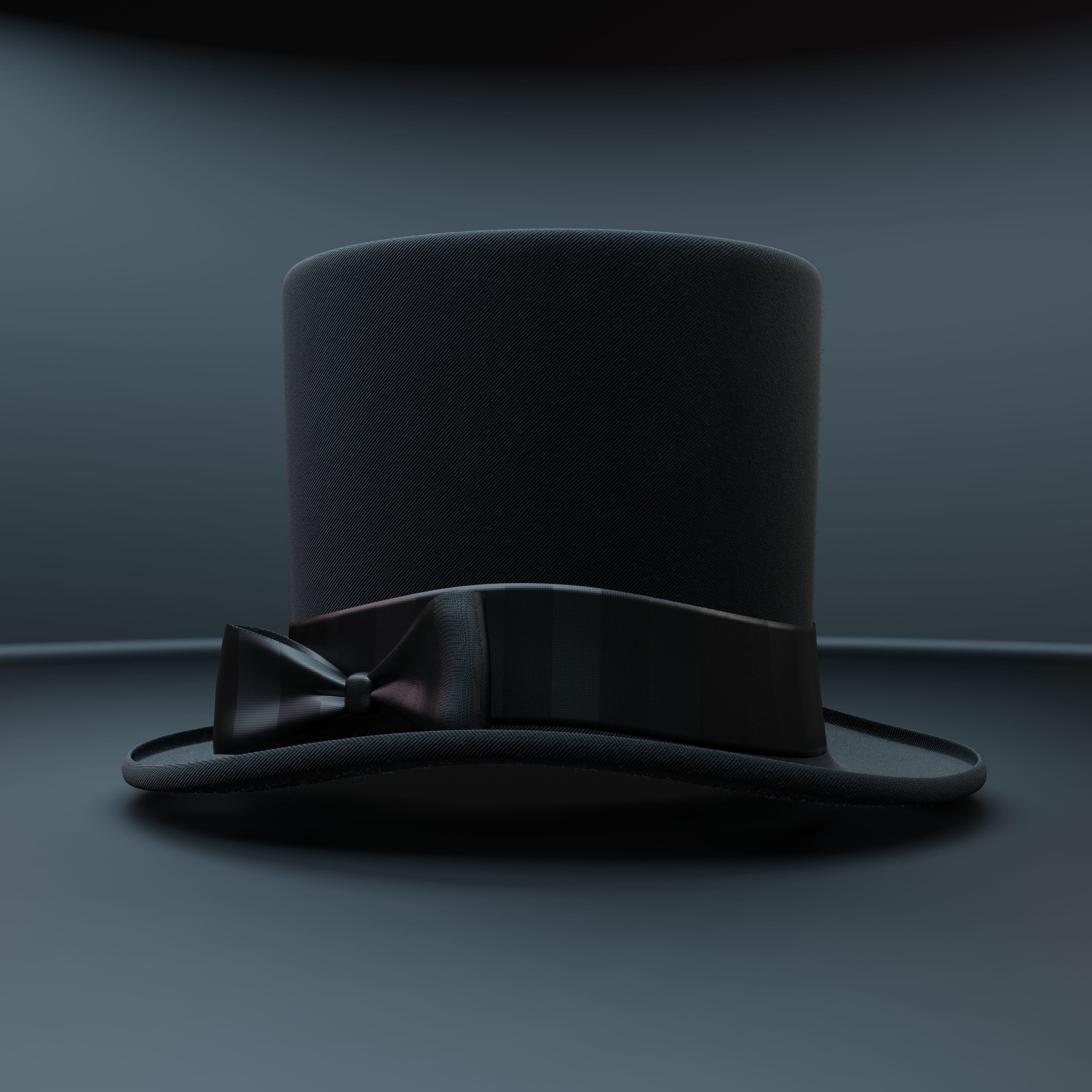 3D model Top Hat Photorealistic PBR VR / AR / low-poly | CGTrader