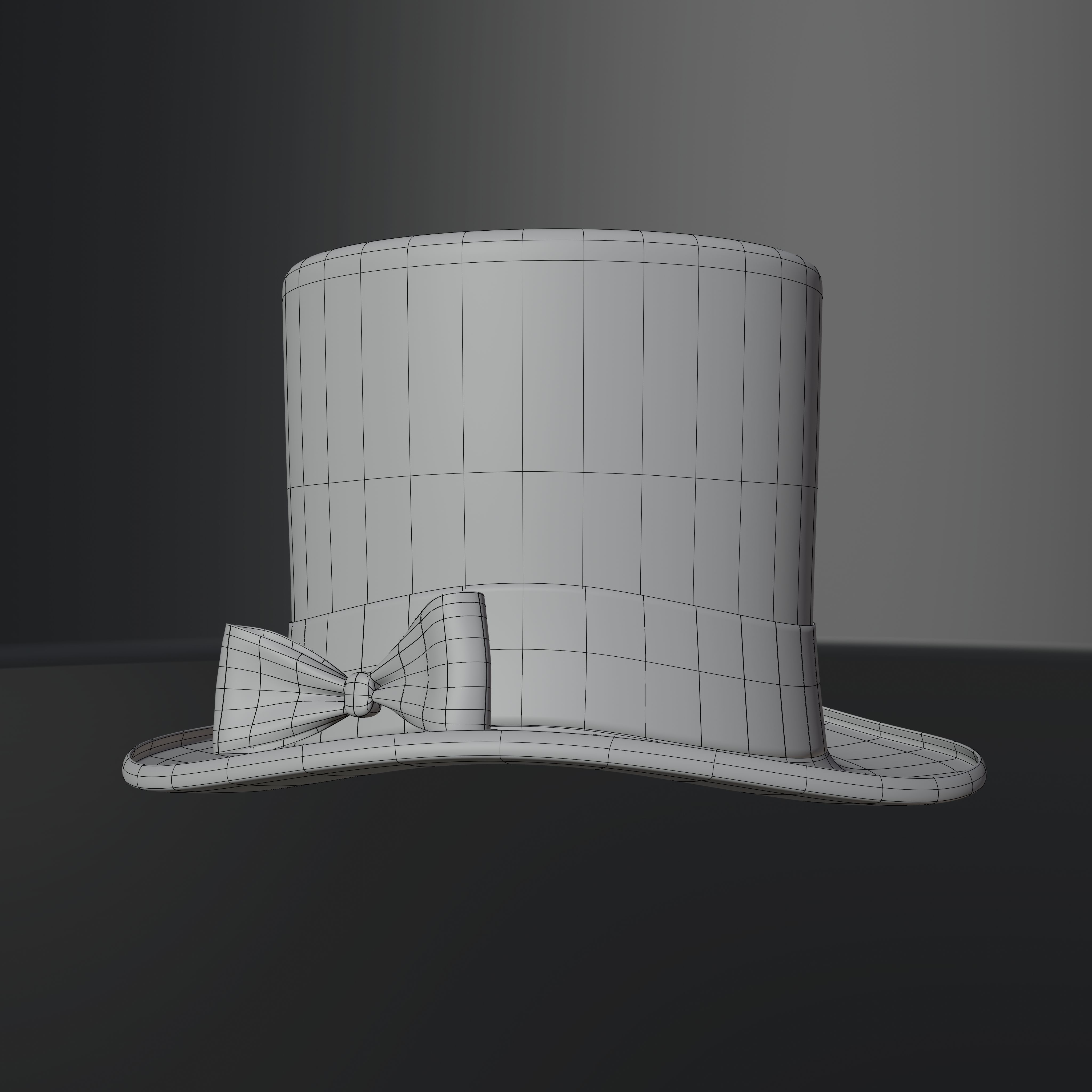 3D model Top Hat Photorealistic PBR VR / AR / low-poly | CGTrader
