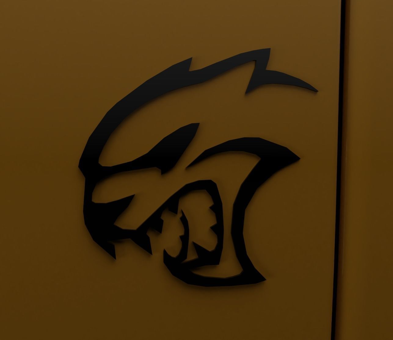 3D model CHALLENGER SRT HELLCAT VR / AR / low-poly | CGTrader