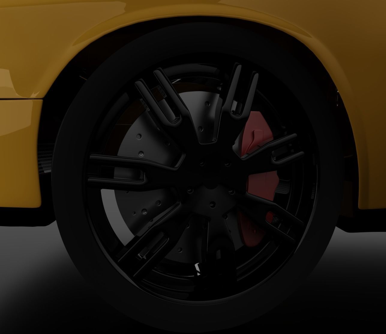 3D model CHALLENGER SRT HELLCAT VR / AR / low-poly | CGTrader