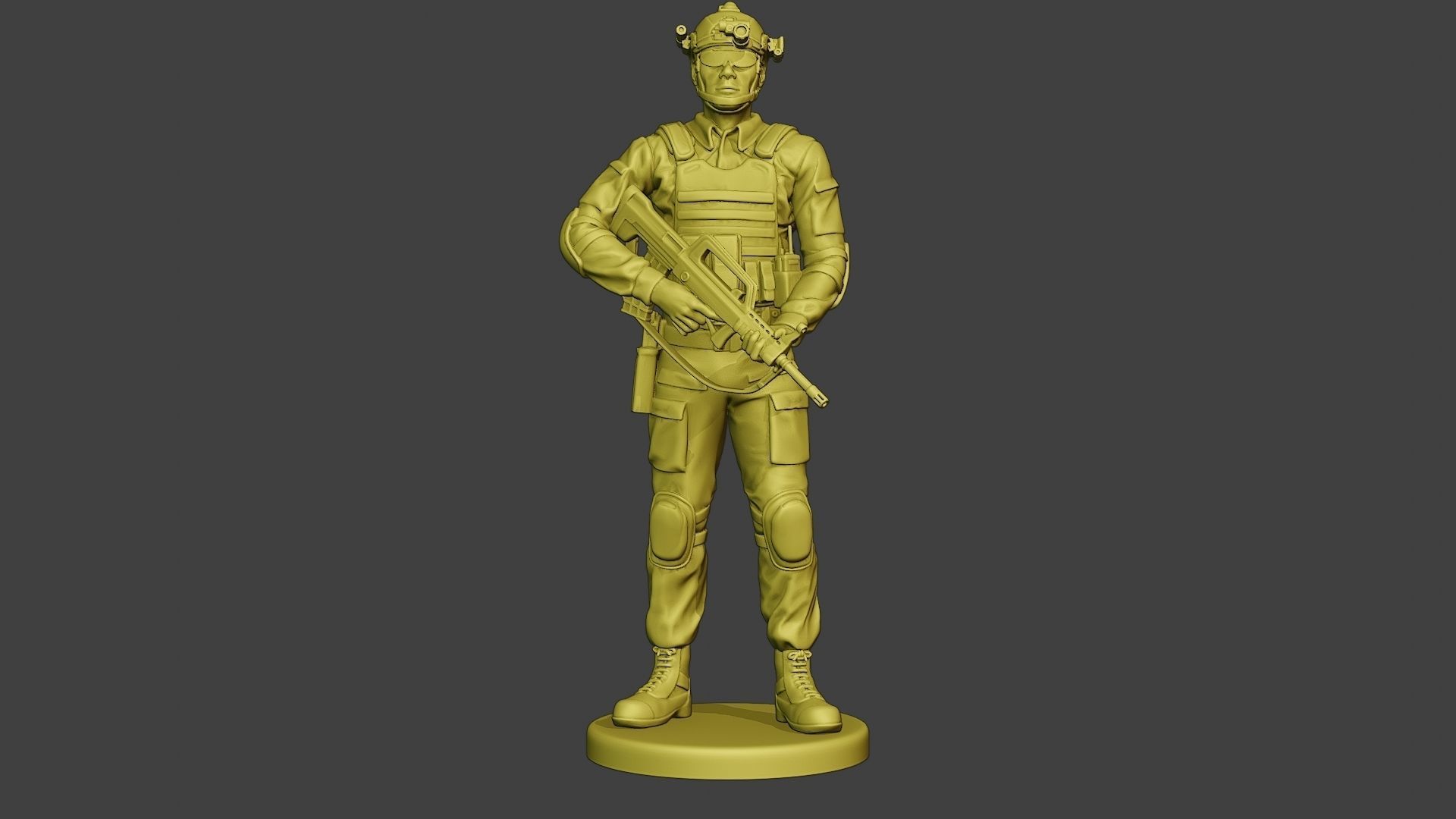 China Actual Special Forces PAP 0018 3D model 3D printable | CGTrader