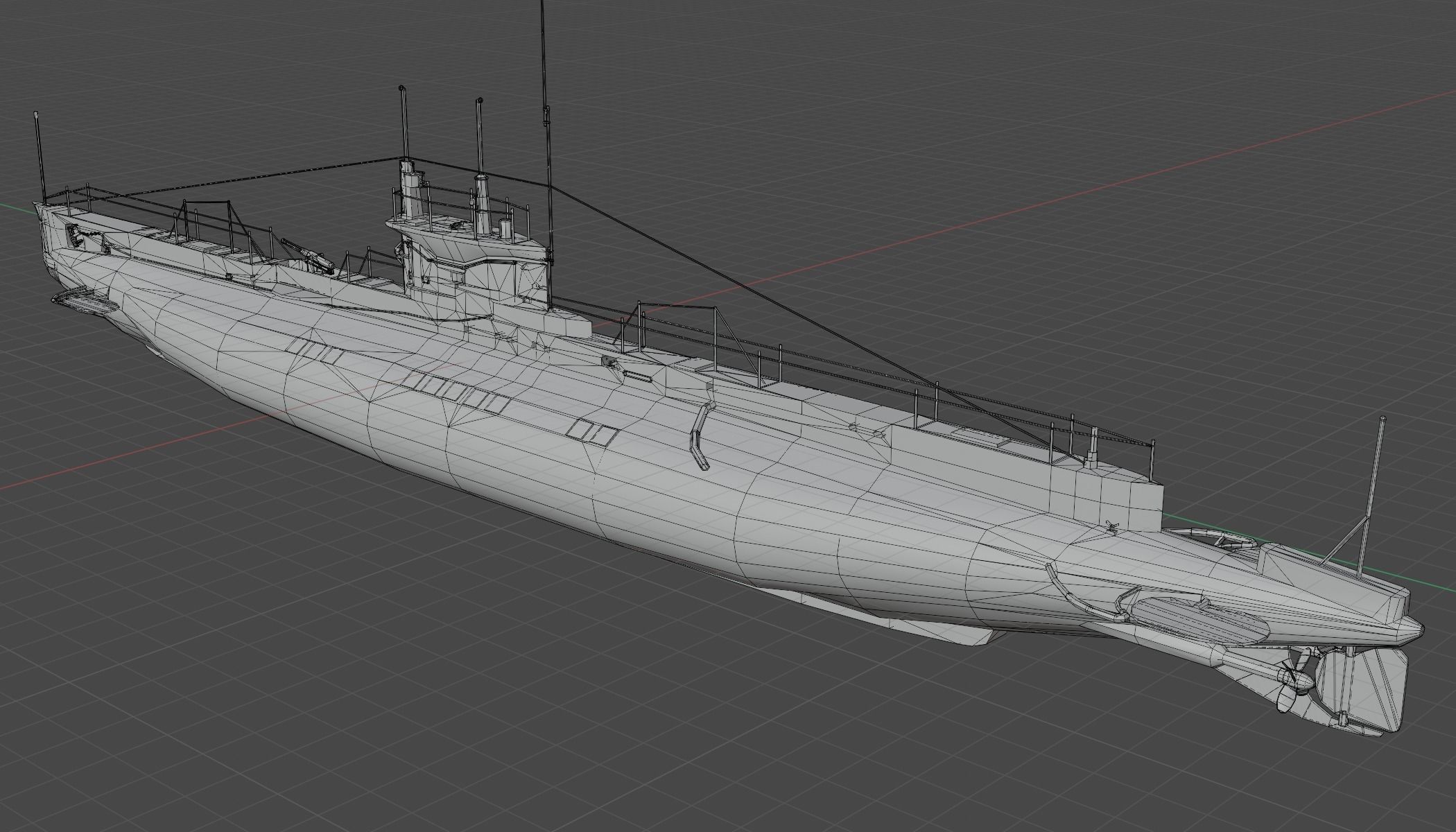 3D model HMS E Class - Submarines VR / AR / low-poly | CGTrader