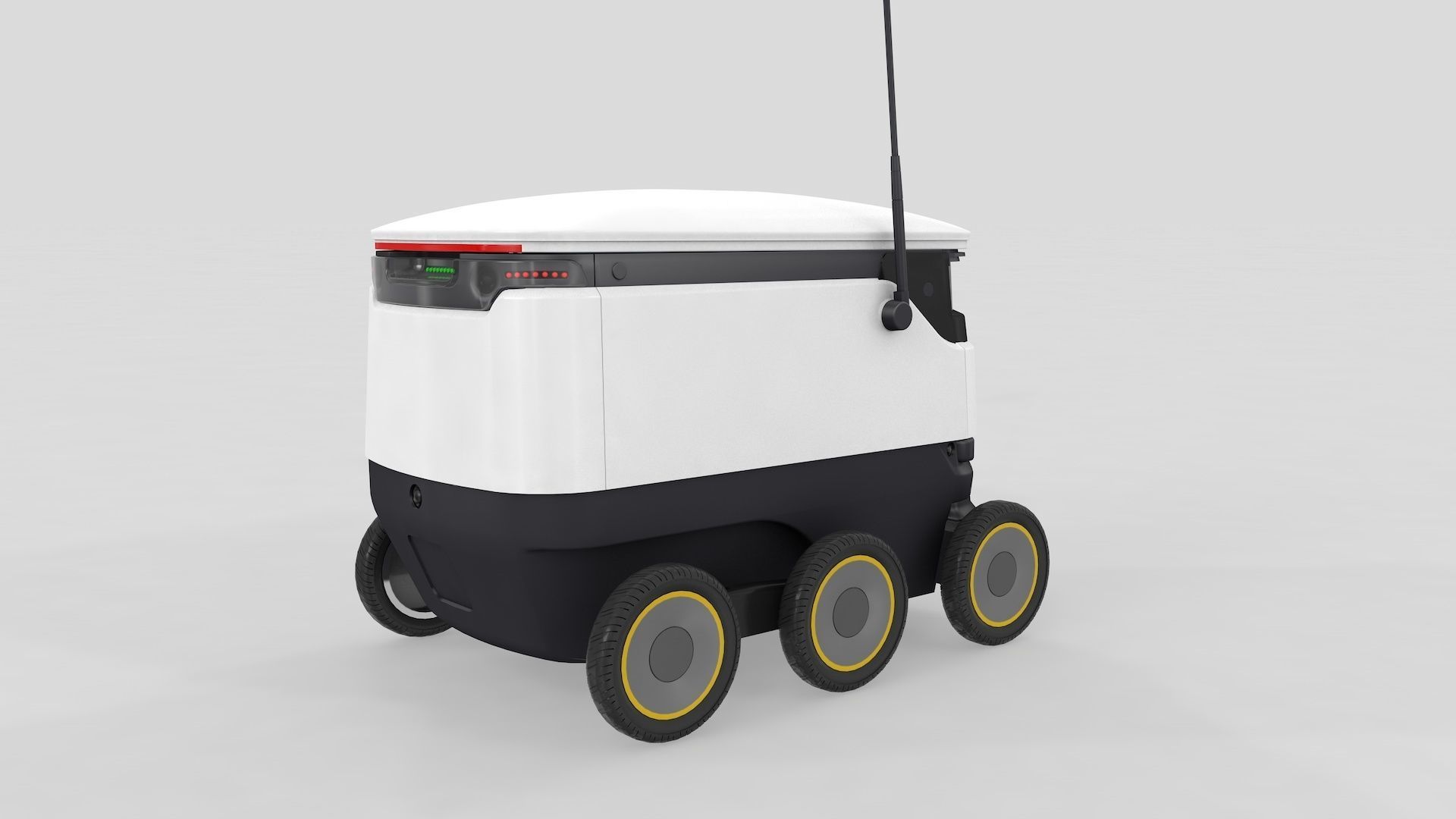 Delivery Robot Starship 3D model animated rigged | CGTrader