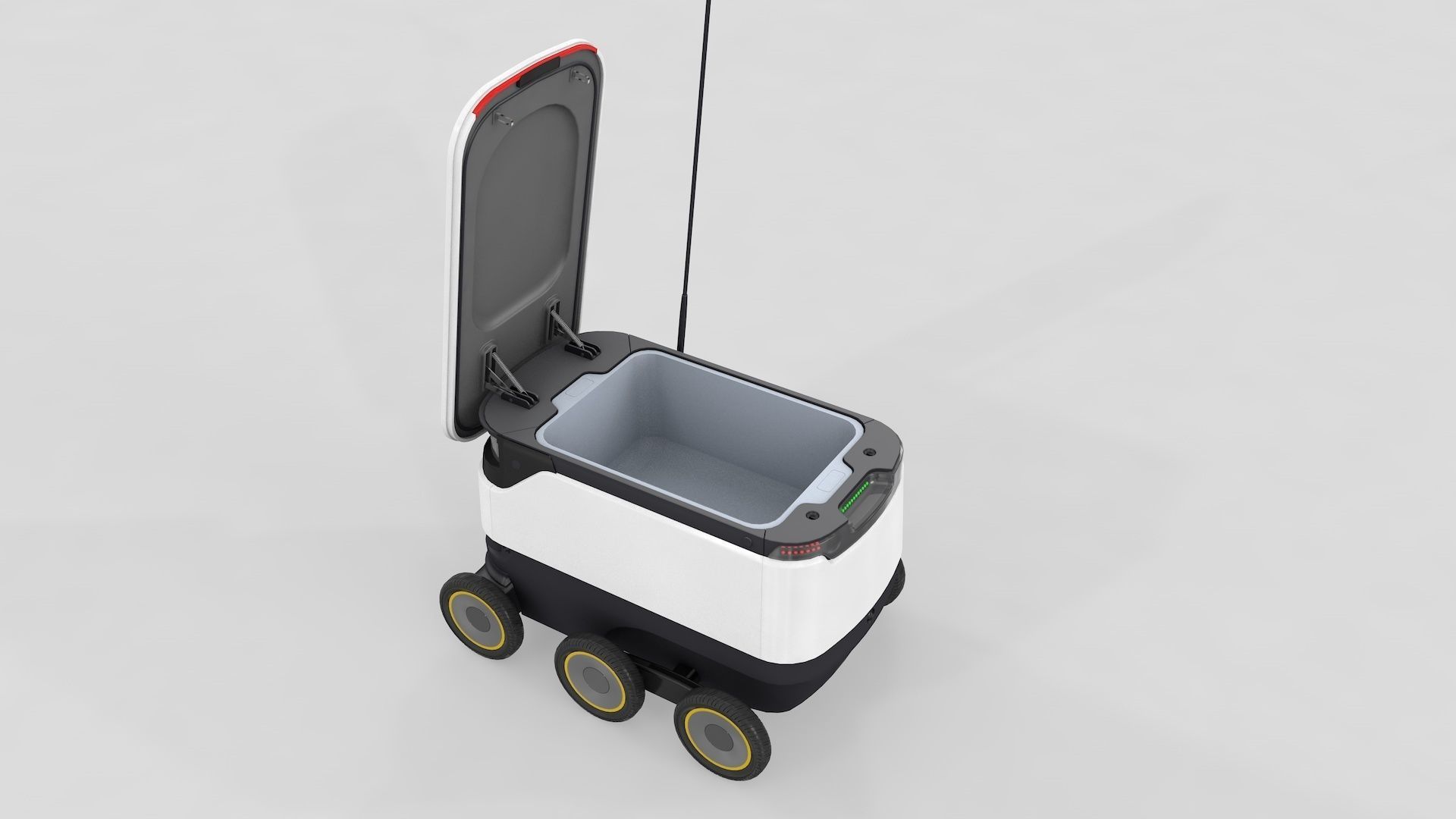 Delivery Robot Starship 3D model animated rigged | CGTrader