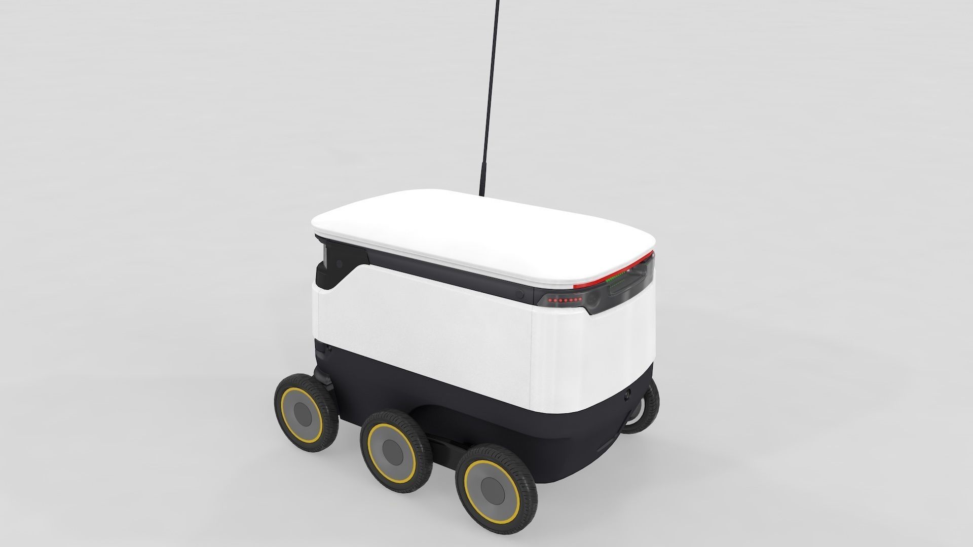 Delivery Robot Starship 3D model animated rigged | CGTrader
