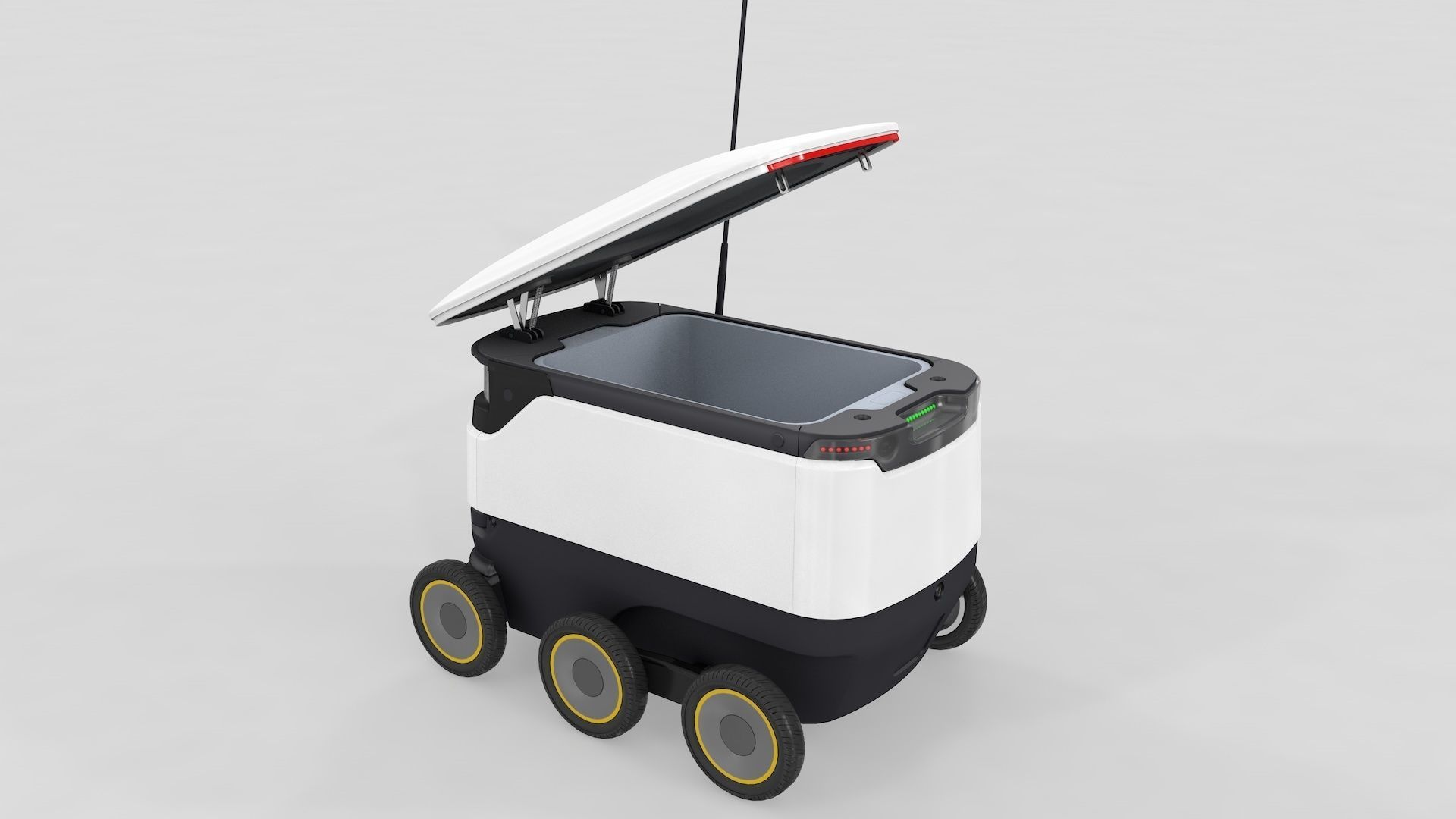 Delivery Robot Starship 3D model animated rigged | CGTrader