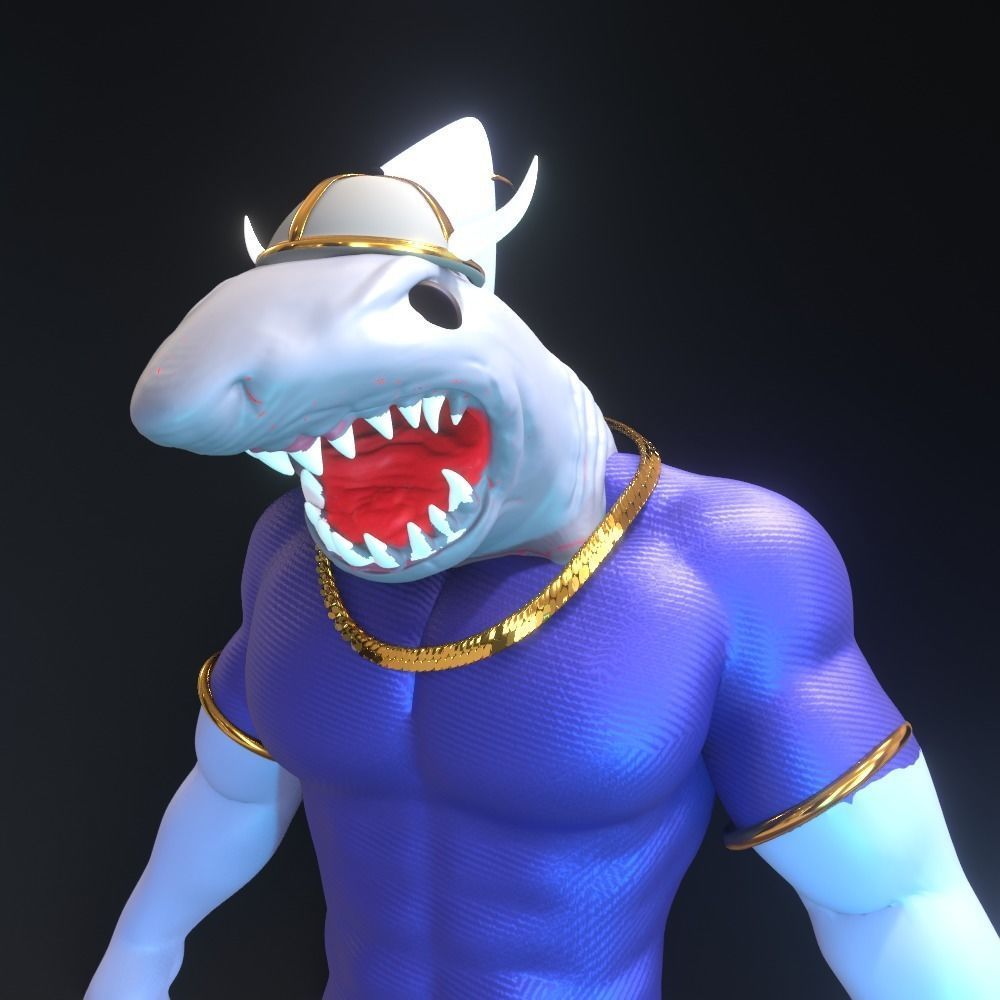Viking Shark 3D model | CGTrader