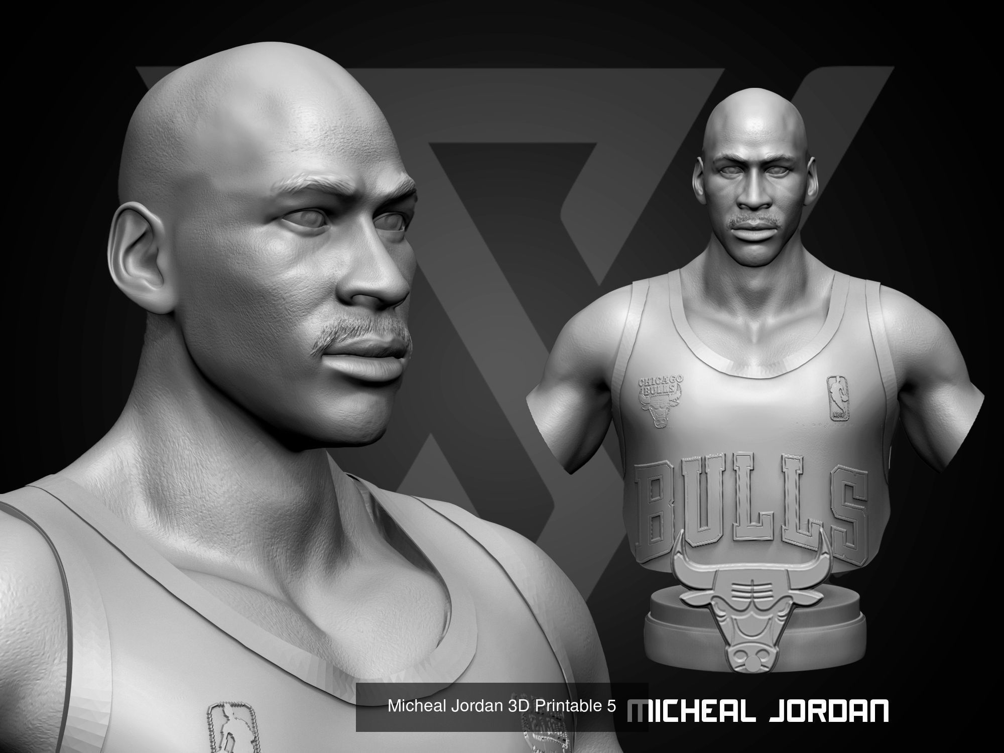NBA Triangle Lengend 3D Printable 3D Model Collection | CGTrader