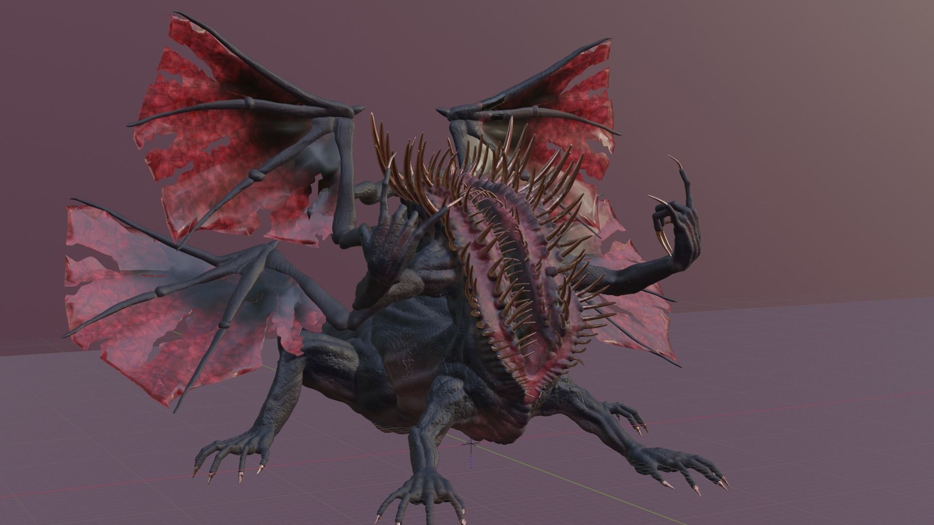 Gaping Dragon From Dark Souls game 3D model | CGTrader