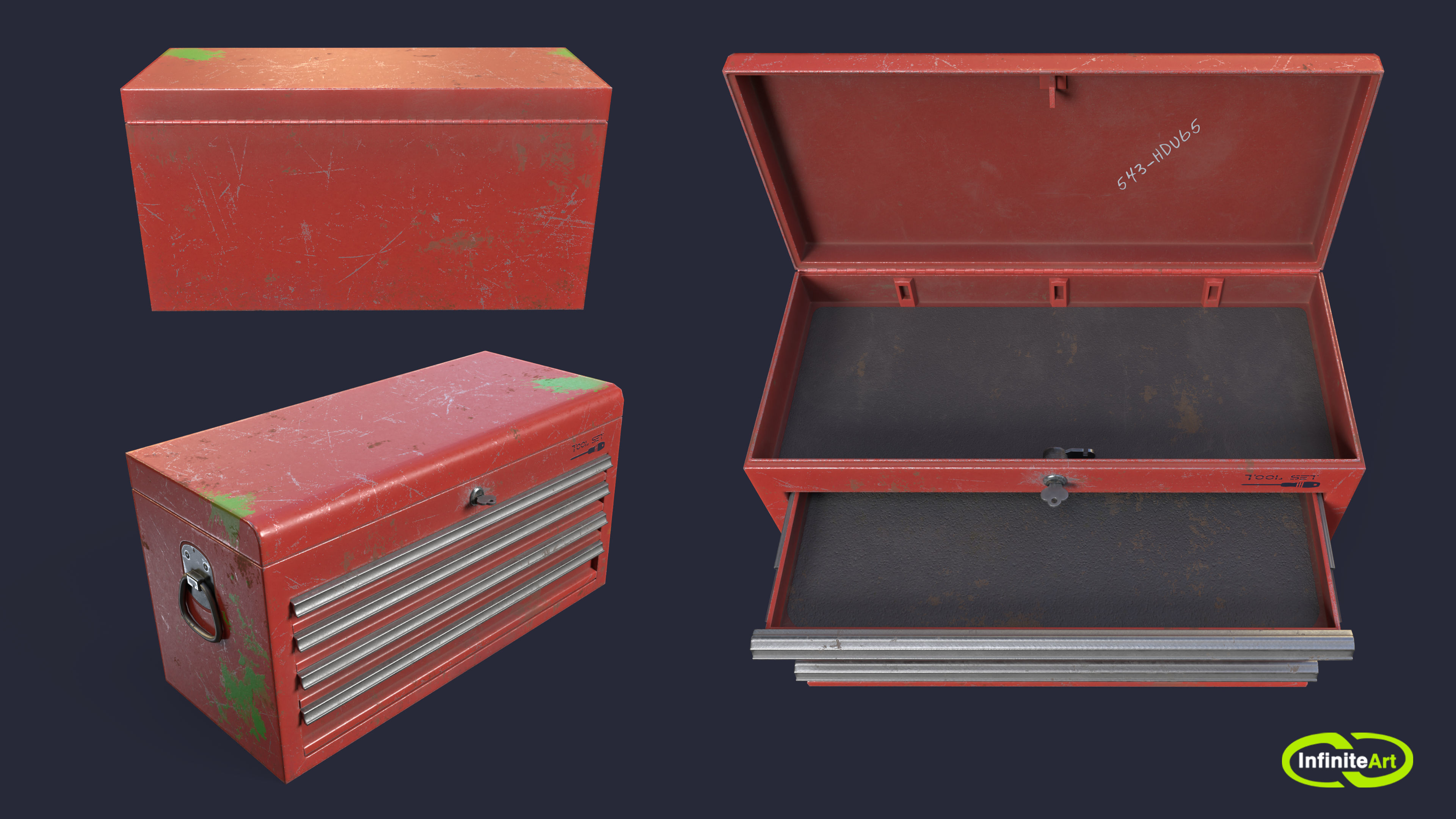 3D model Tool box VR / AR / low-poly | CGTrader