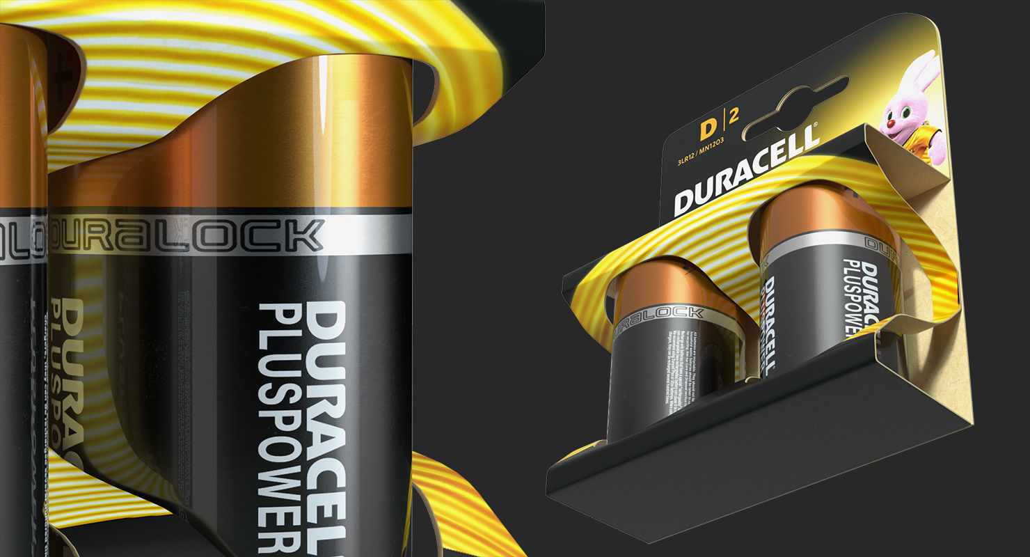 Duracell Batteries Packages Collection | CGTrader