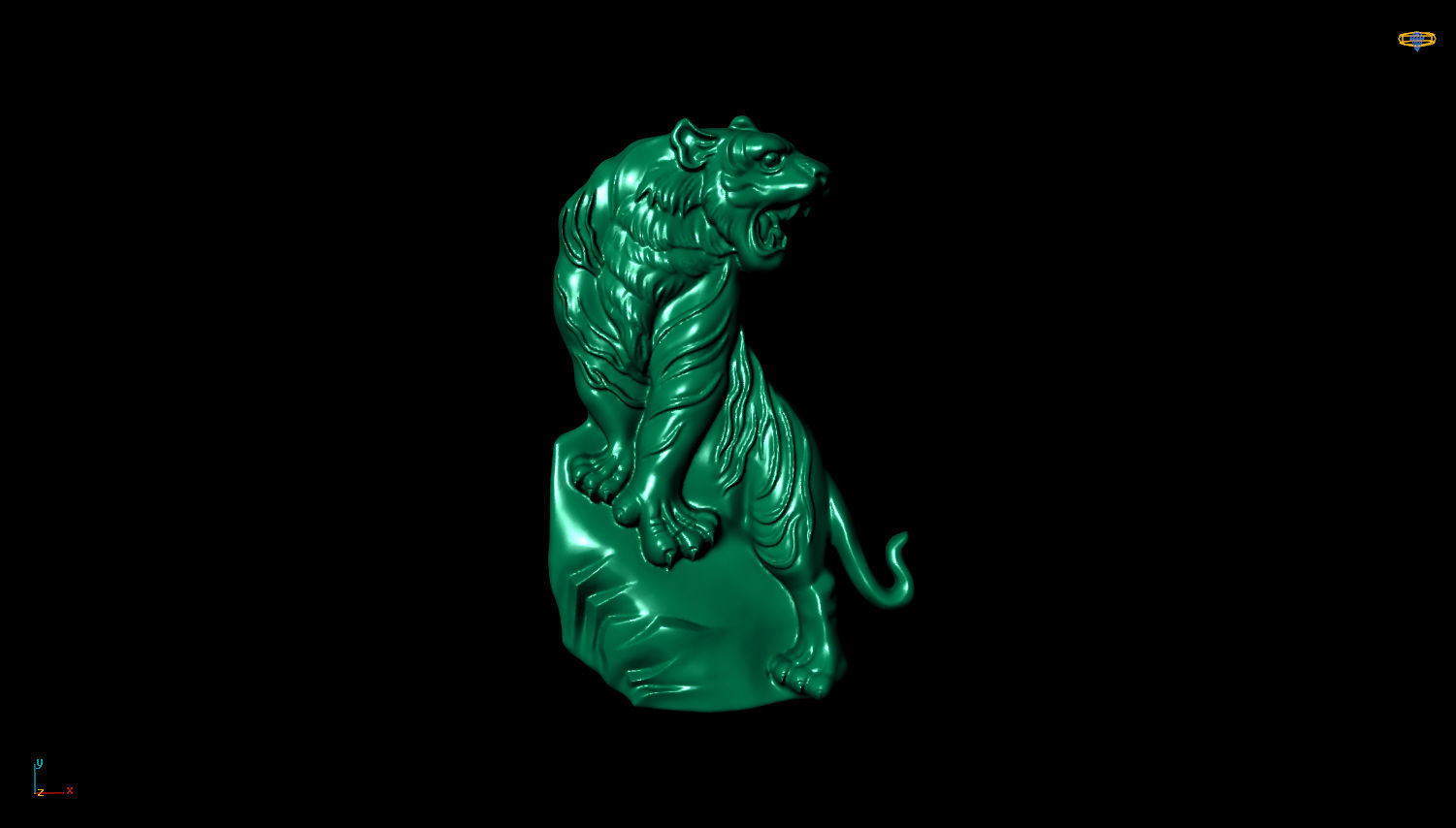 3d printed tiger model 3D model 3D printable | CGTrader