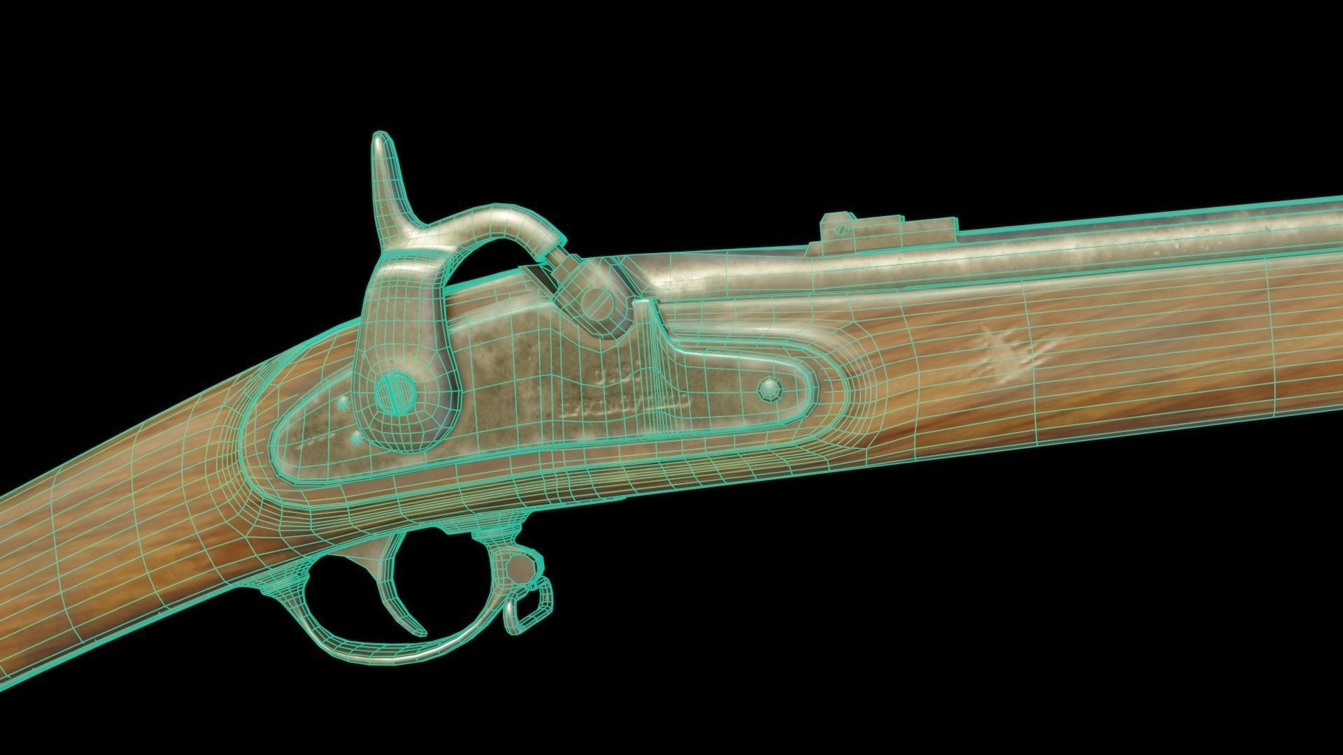 3D model Springfield M1861 VR / AR / low-poly | CGTrader