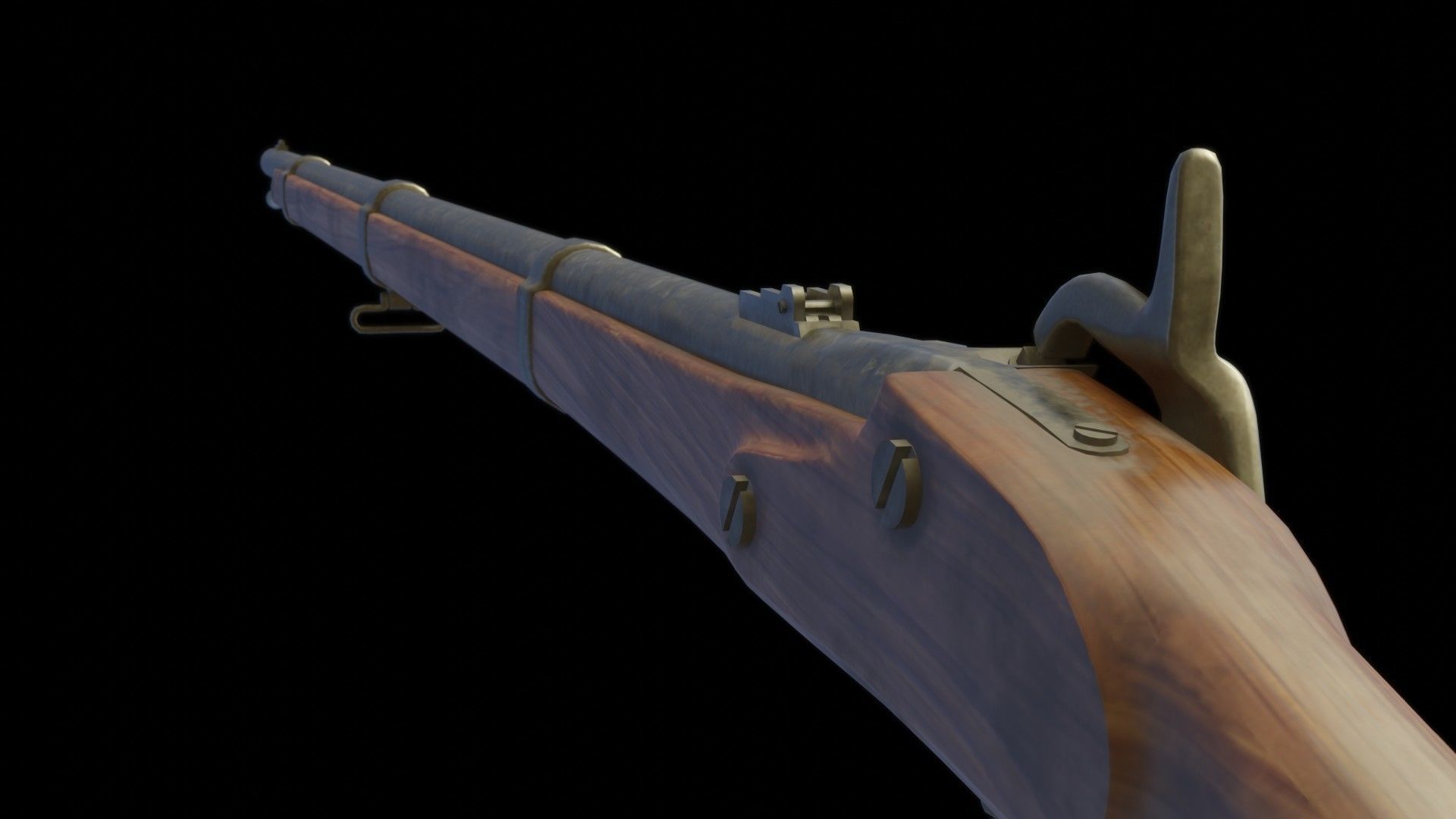 3D model Springfield M1861 VR / AR / low-poly | CGTrader