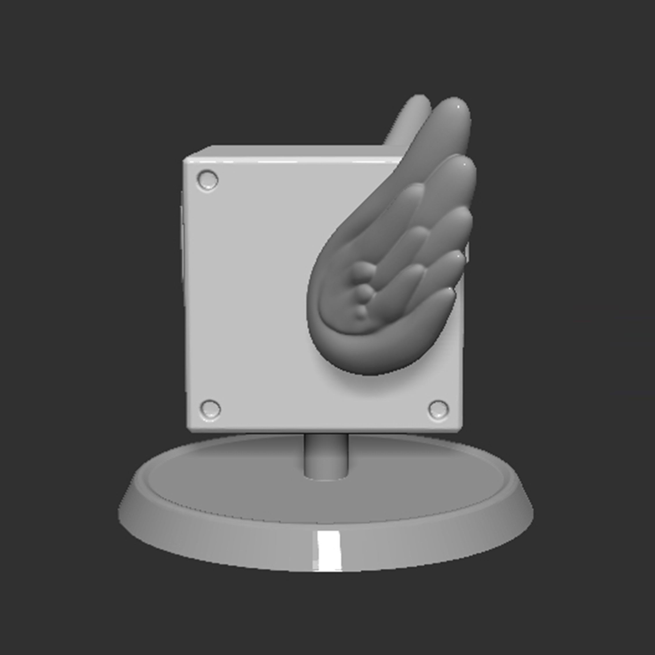 Mario Flying Question Block Based 3D model 3D printable | CGTrader