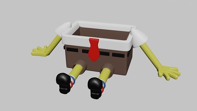 sponge bob base 3D model 3D printable | CGTrader