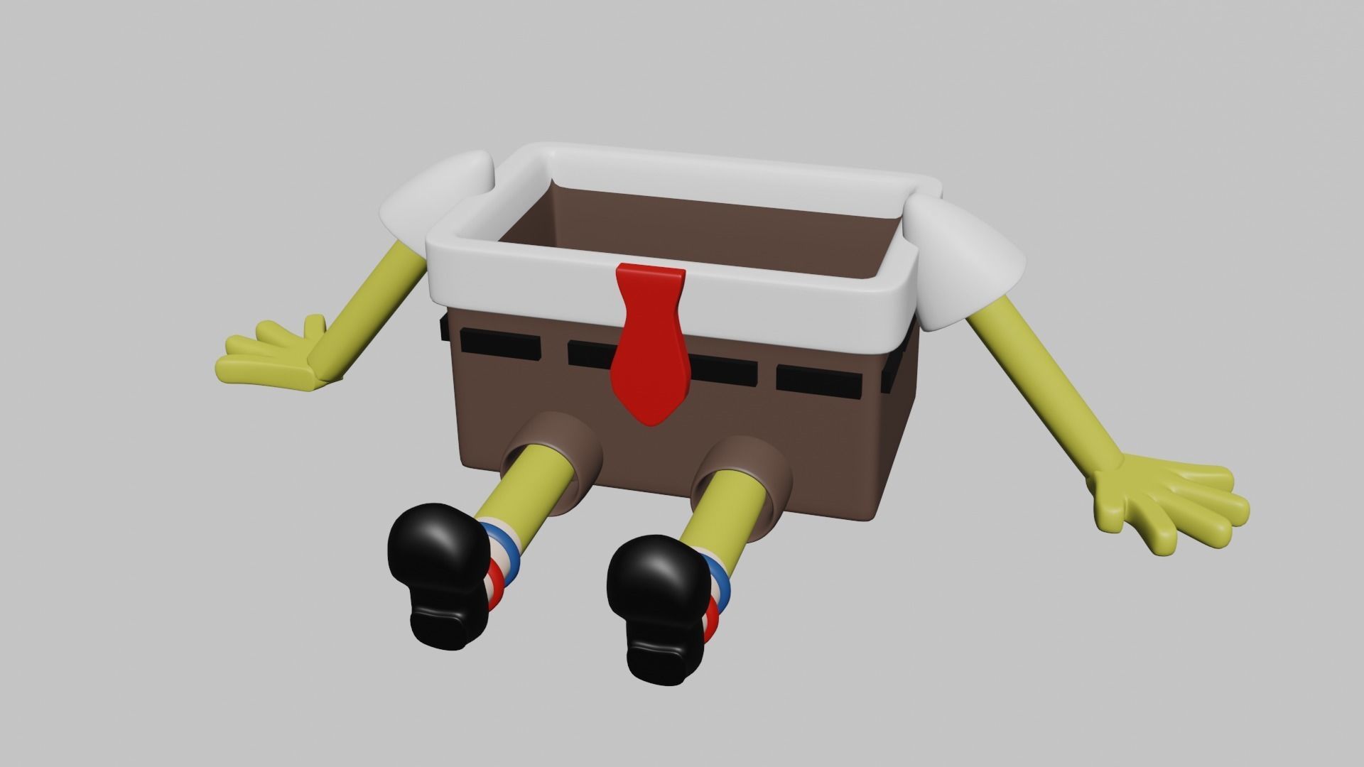 sponge bob base 3D model 3D printable | CGTrader