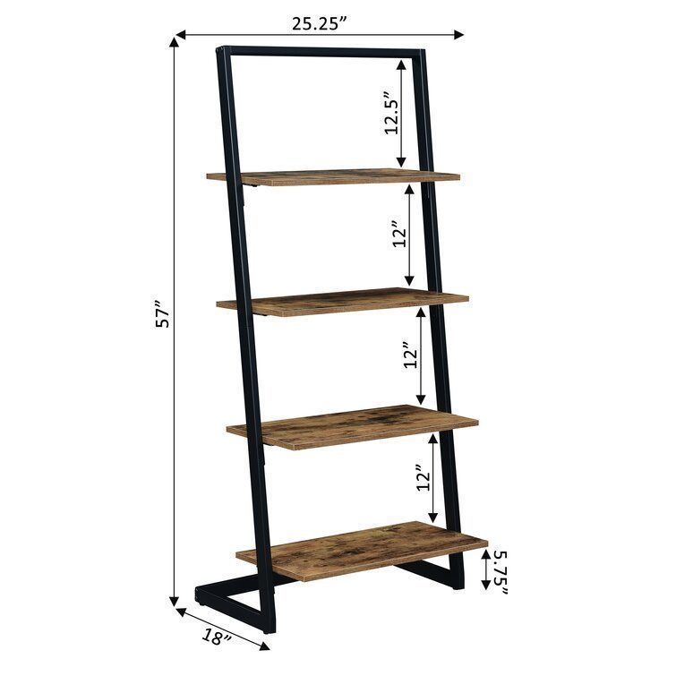 Bailee Steel Ladder Bookcase - 4 Colour 3D model | CGTrader
