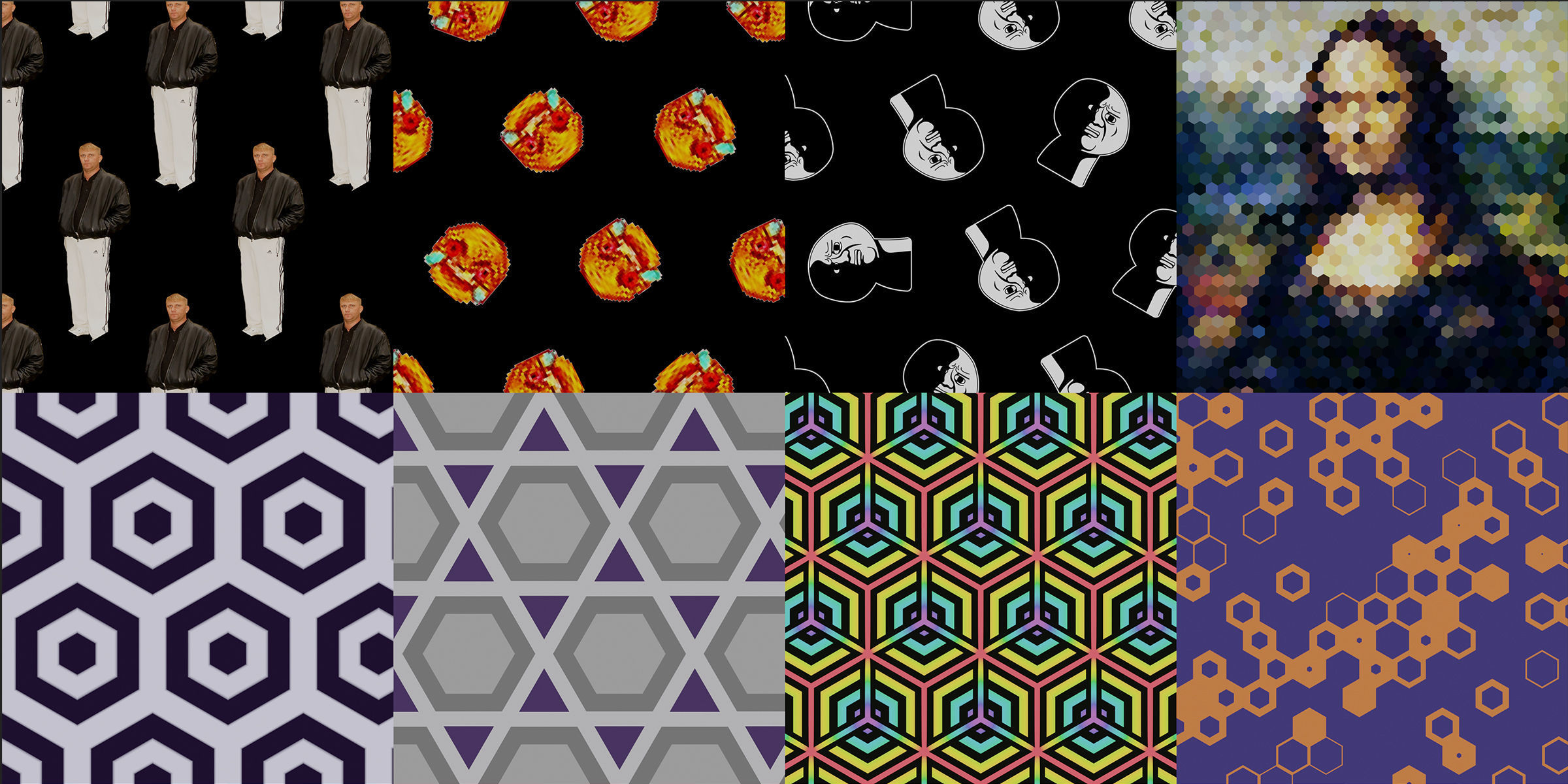 16in1 Procedural Hexagon Patterns for Blender Texture | CGTrader