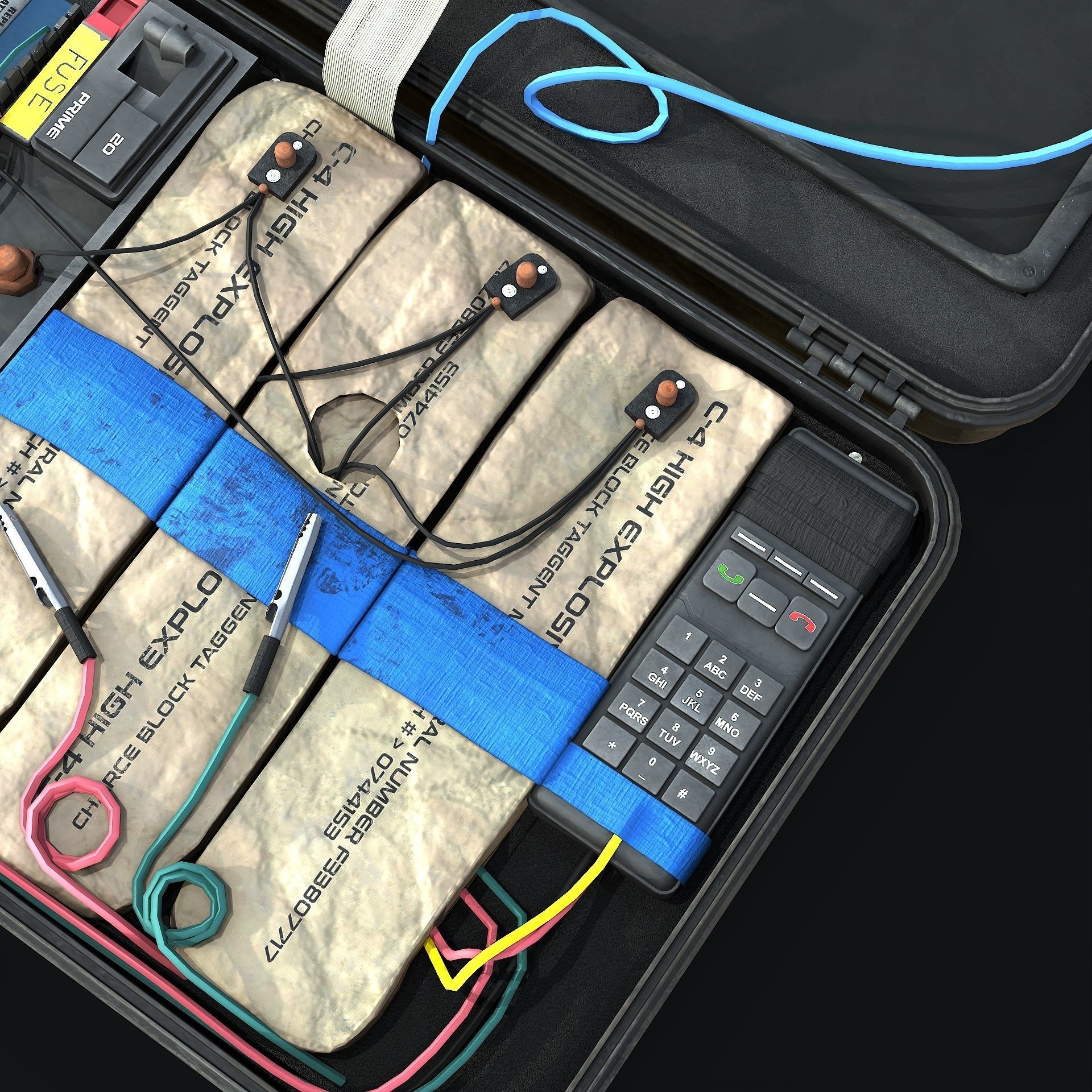 3D model C4 Bag VR / AR / low-poly | CGTrader