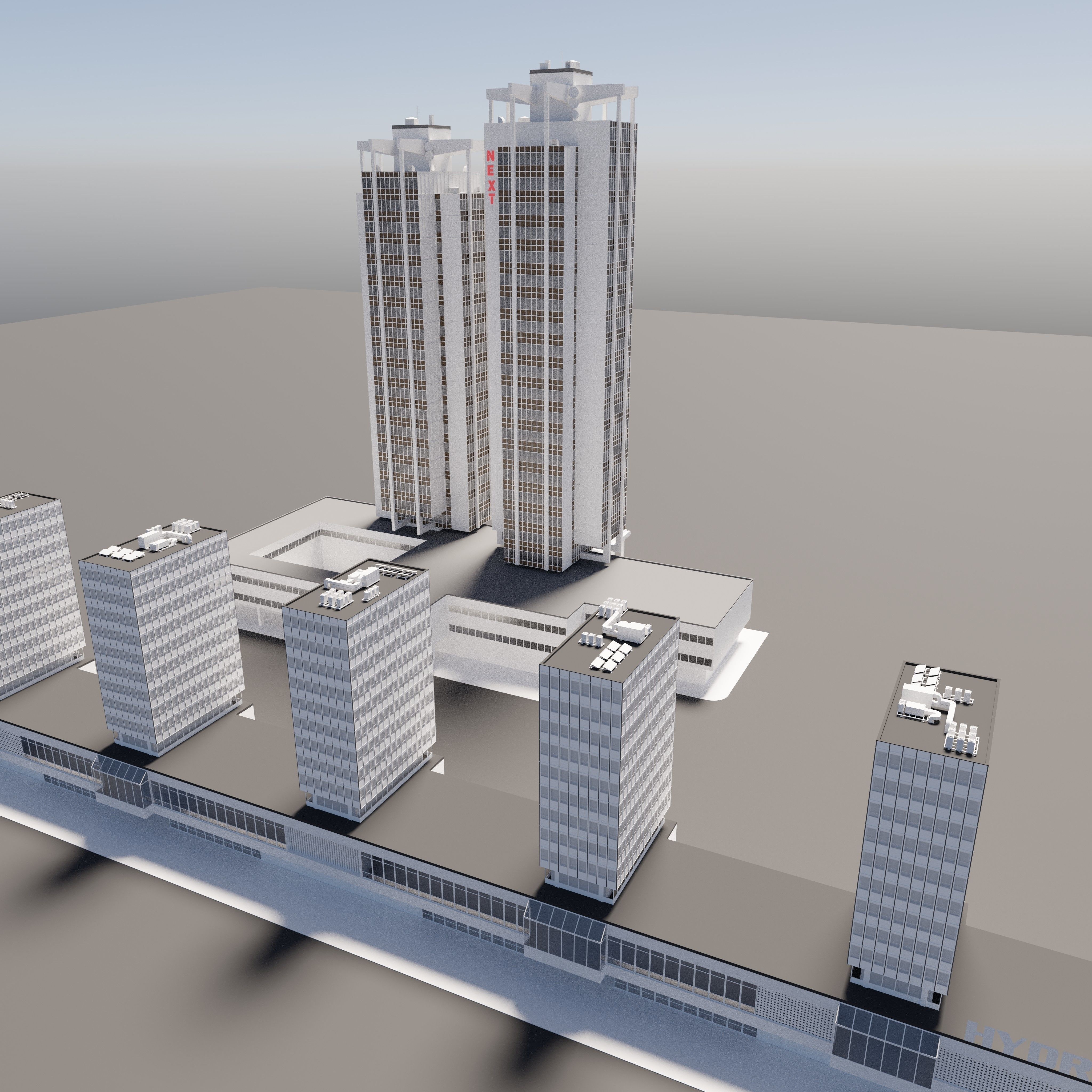 NH Buildings 3D model | CGTrader
