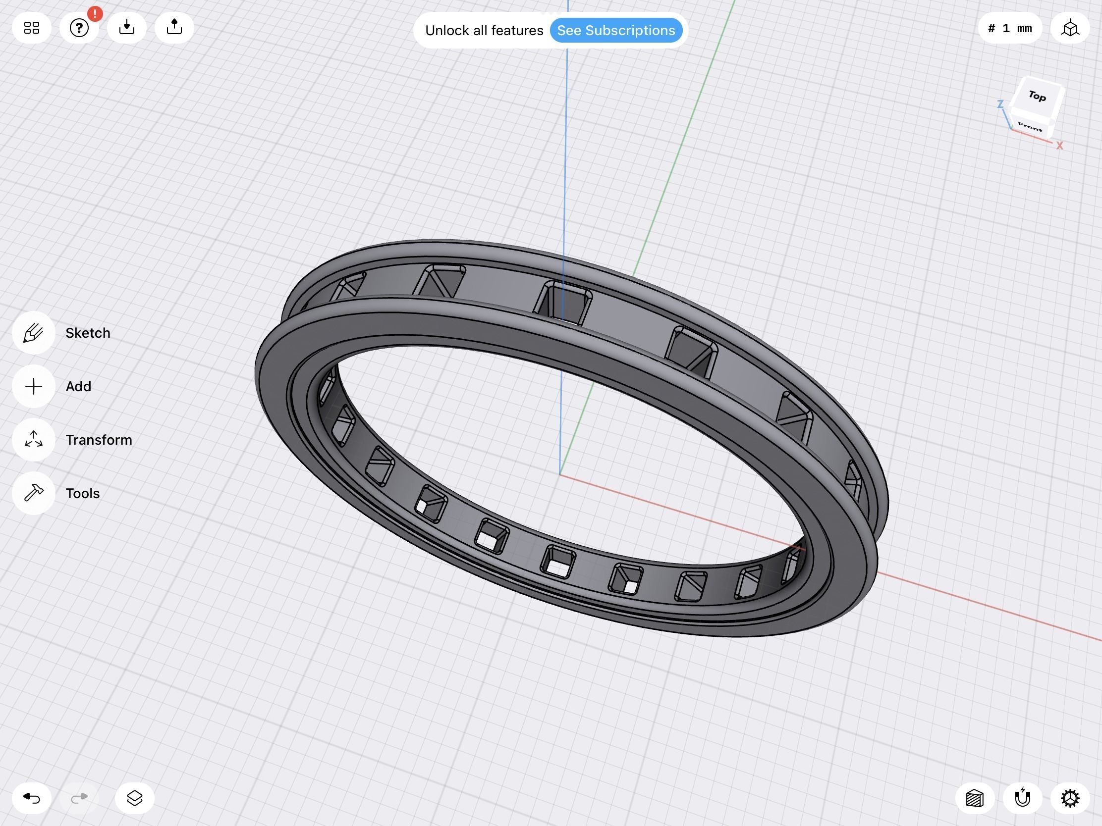 Wedding band stl file 3D model 3D printable | CGTrader