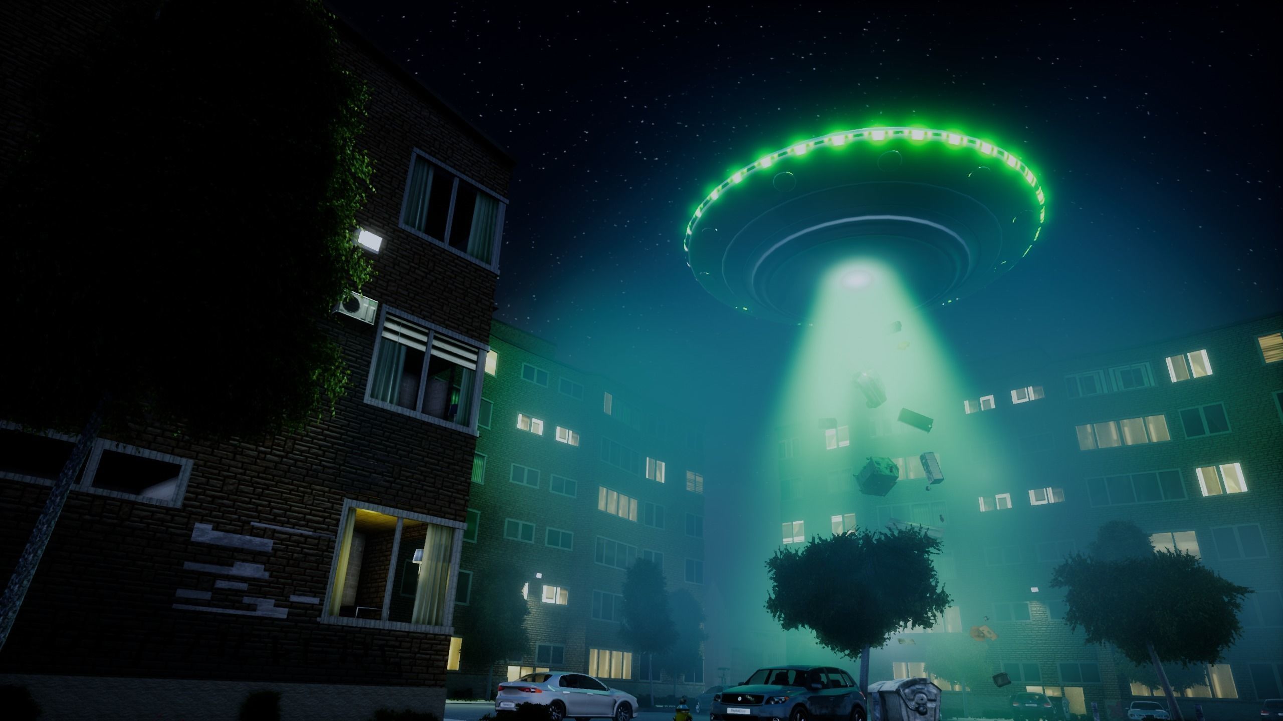 3D model Chicago O Block 2 - Improvements and UFO Abduction VR / AR / low-poly | CGTrader