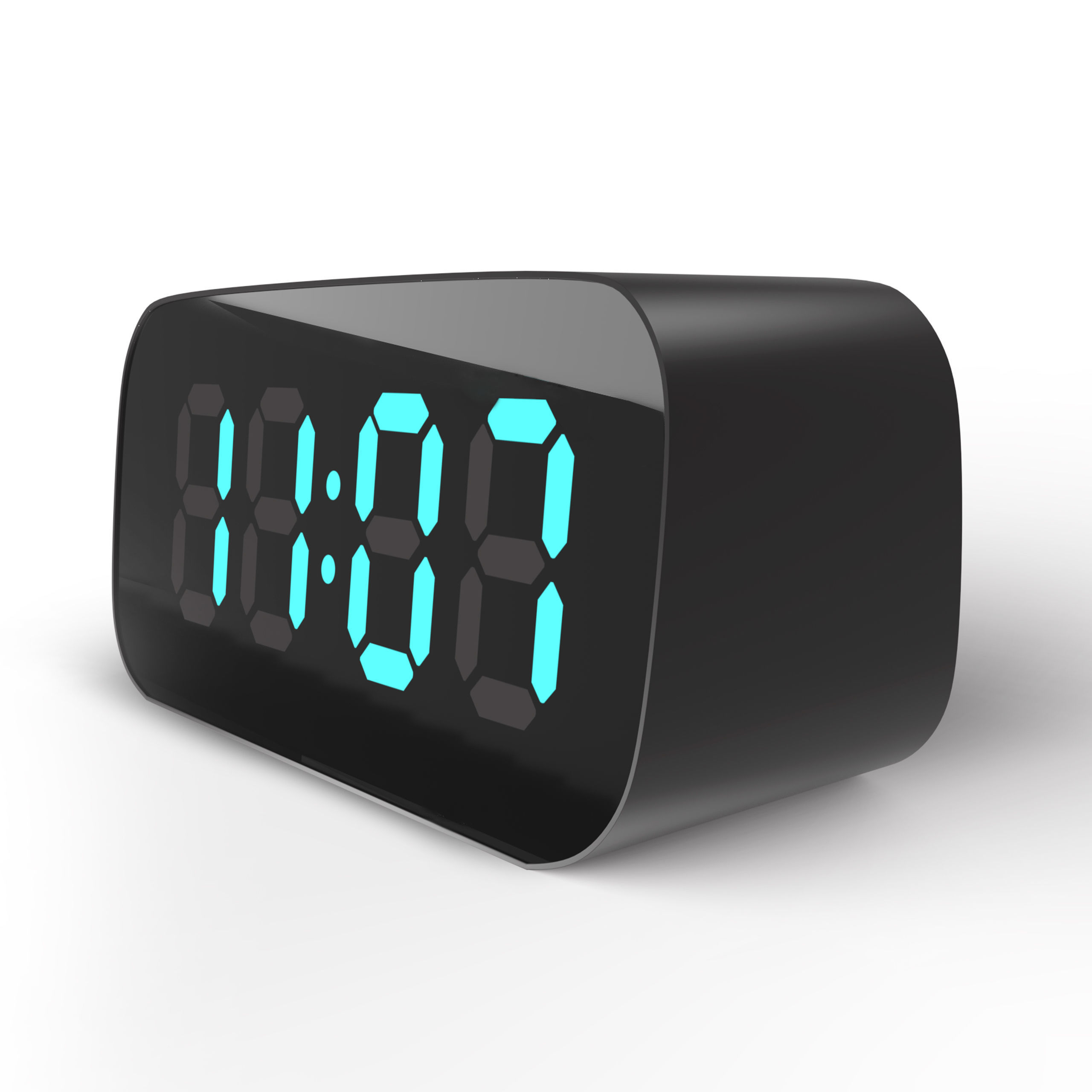 Clock digital alarm free VR / AR / low-poly 3D model | CGTrader