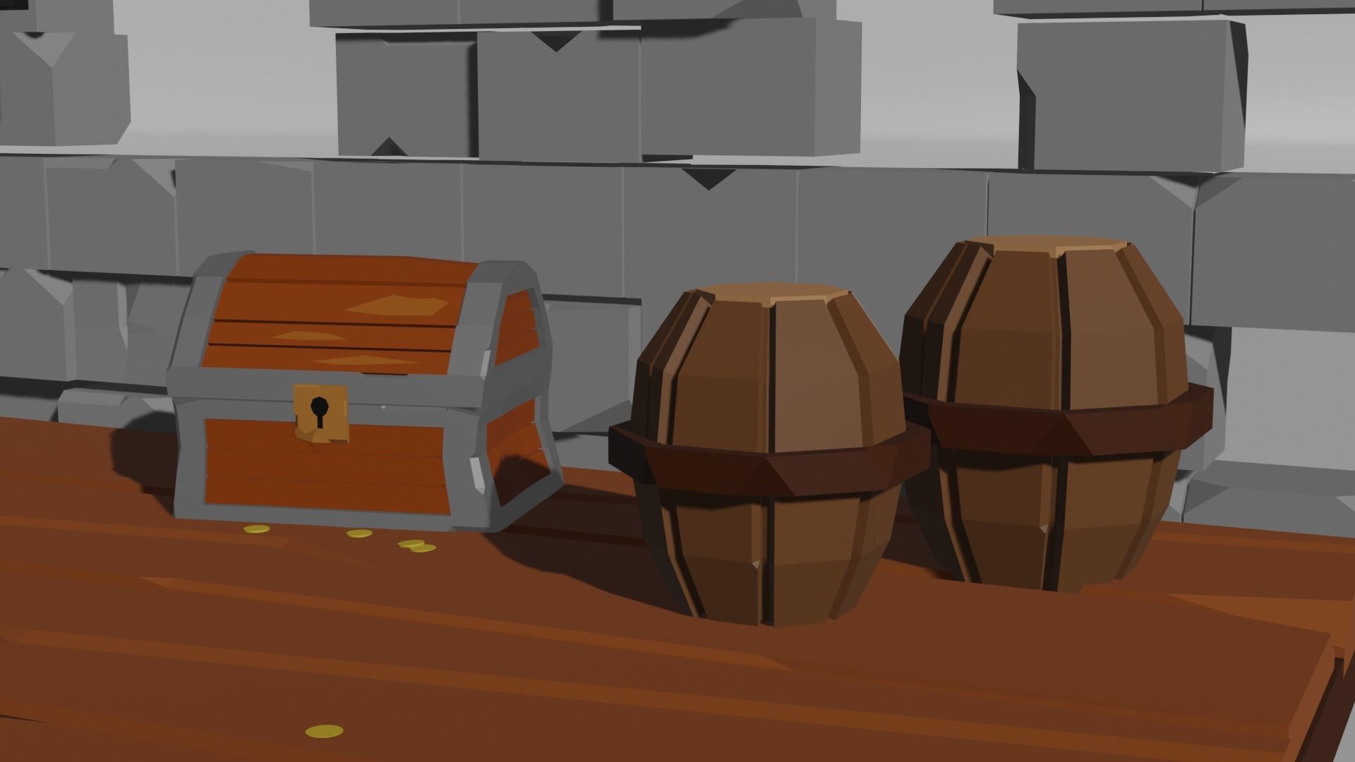 3D model knight room VR / AR / low-poly | CGTrader