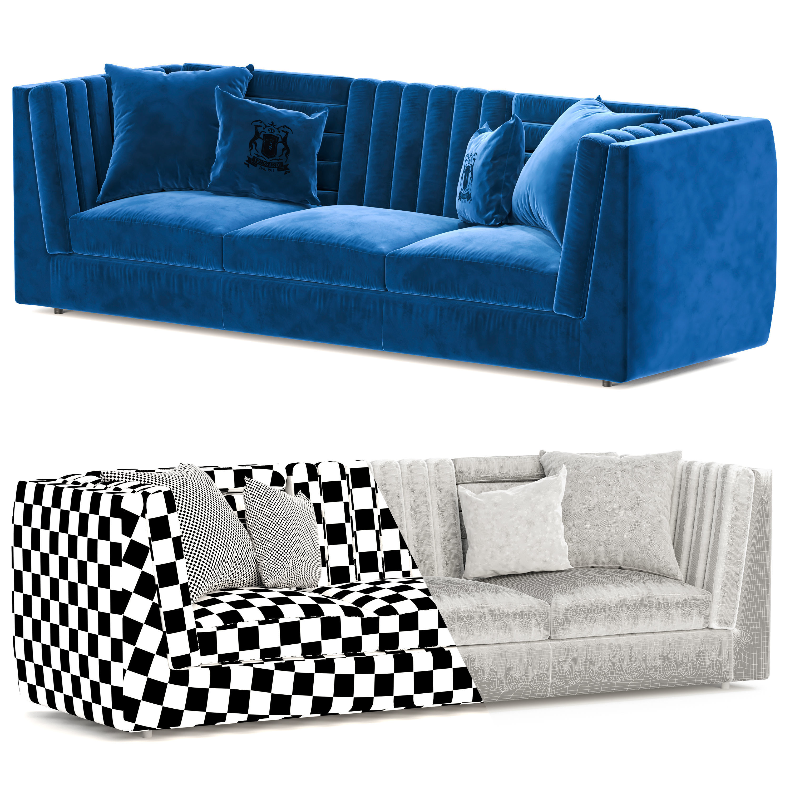 Relief Sofa 3D model | CGTrader