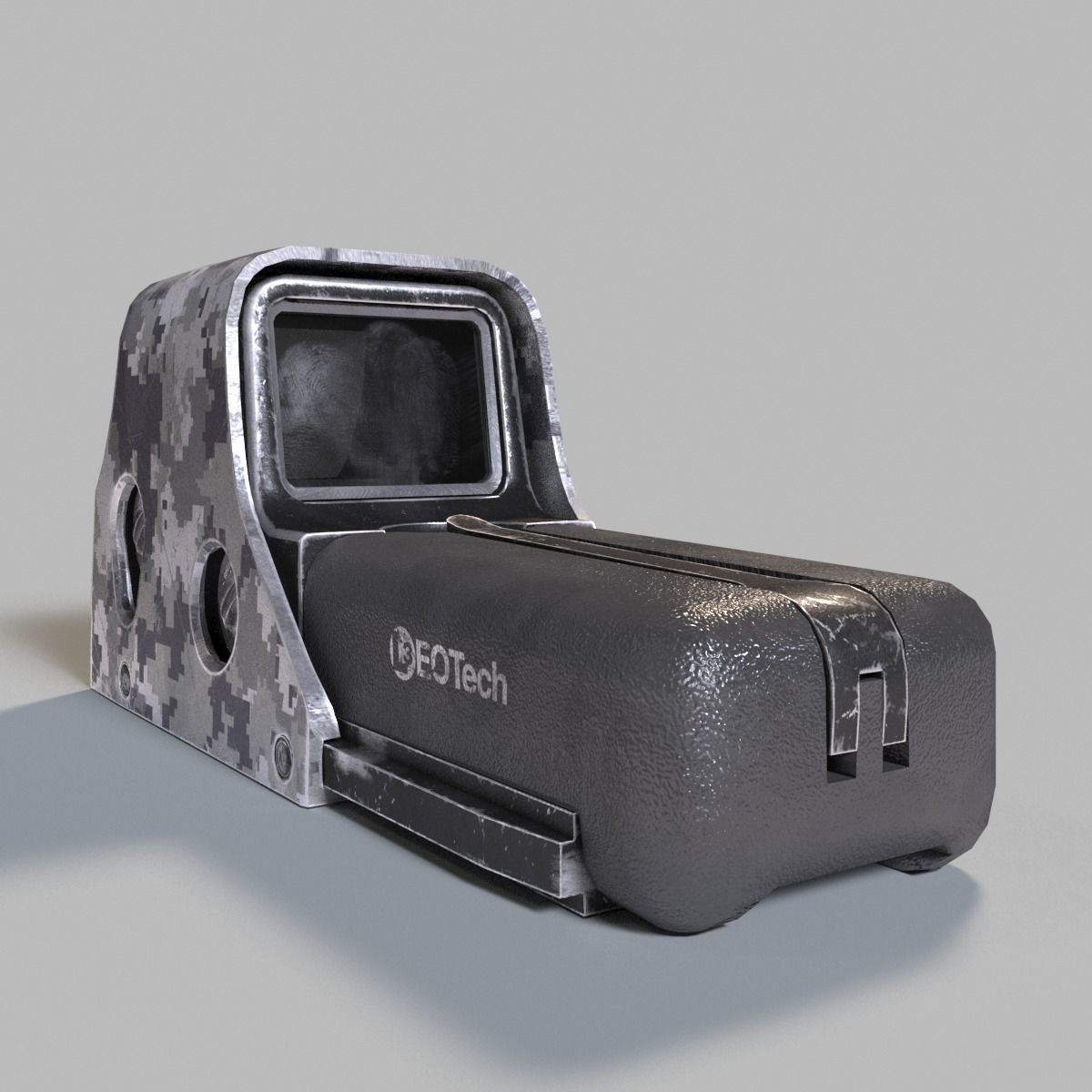 3D model Eotech 552 Holographic sight - Low poly PBR VR / AR / low-poly ...
