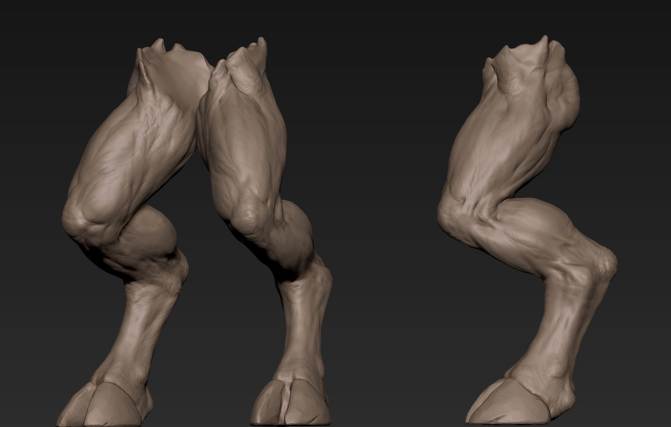 Creature Legs 3D model | CGTrader