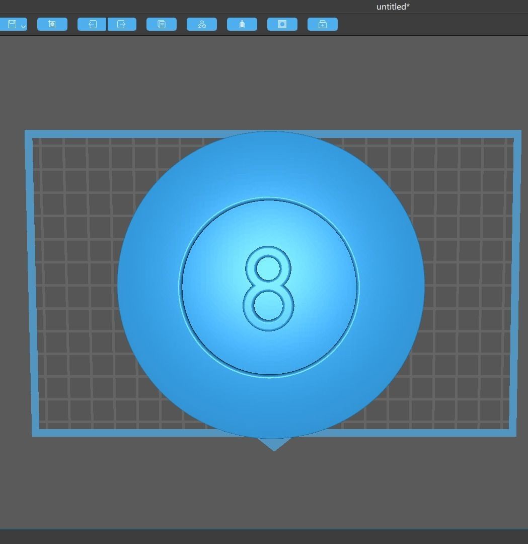 8 ball stl 3D model | CGTrader