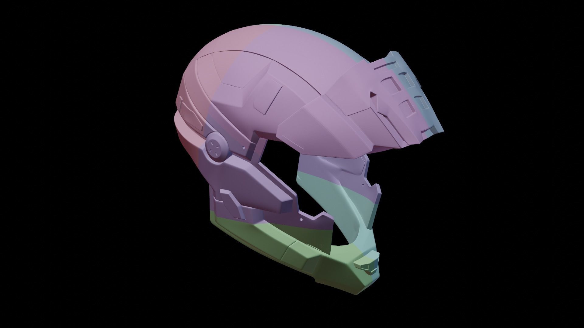 printable halo reach haunted helmet 3D model 3D printable | CGTrader