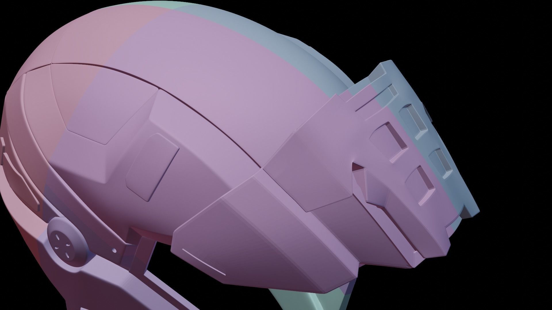 printable halo reach haunted helmet 3D model 3D printable | CGTrader