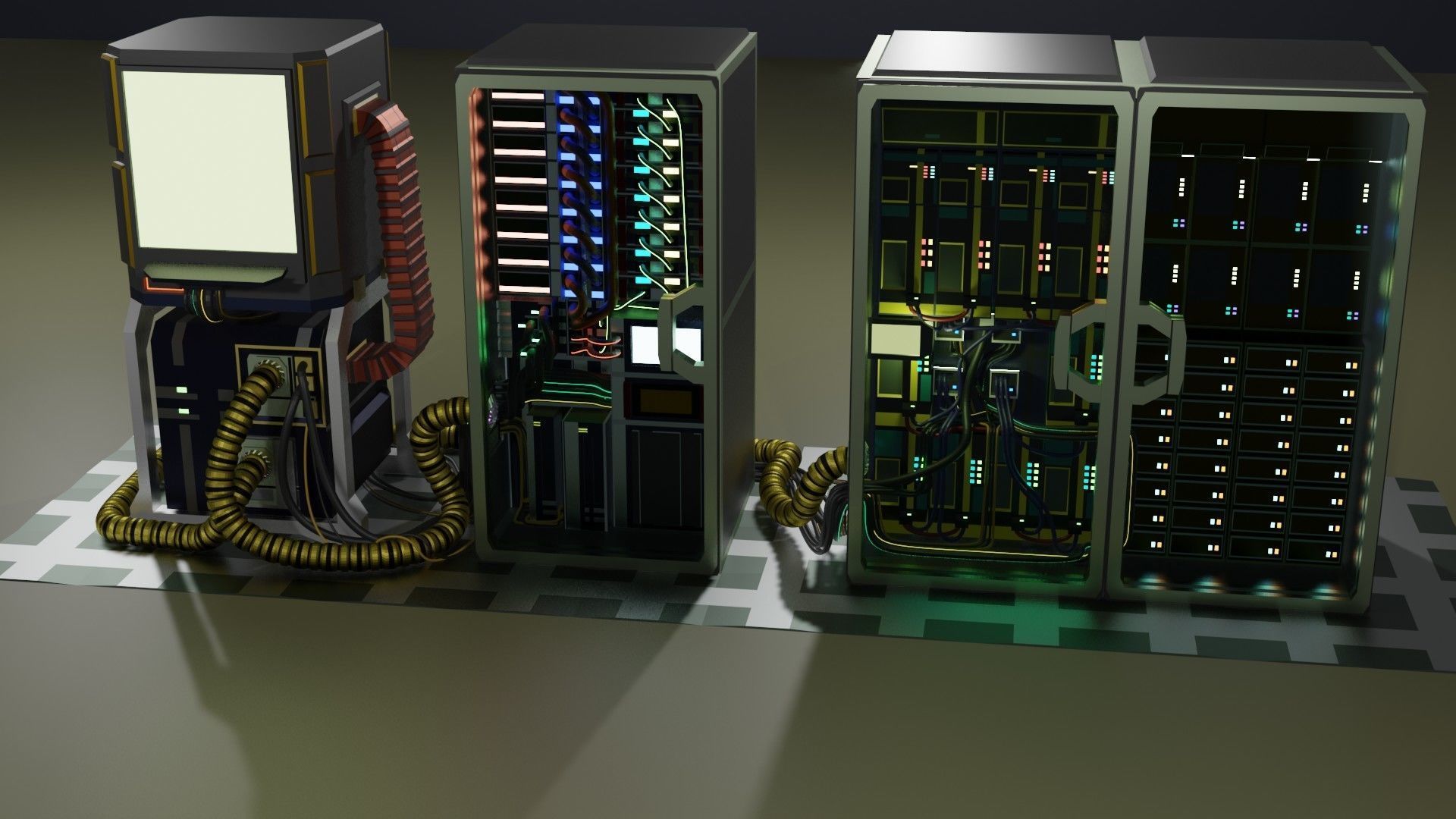 server 3D model | CGTrader