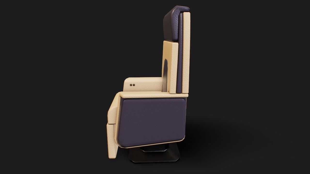 3D model airplane vip seat VR / AR / low-poly | CGTrader