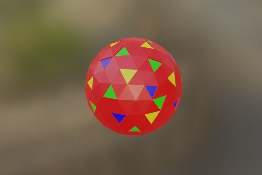 Kid Toy Ball Low-poly 3D model free VR / AR / low-poly 3D model | CGTrader