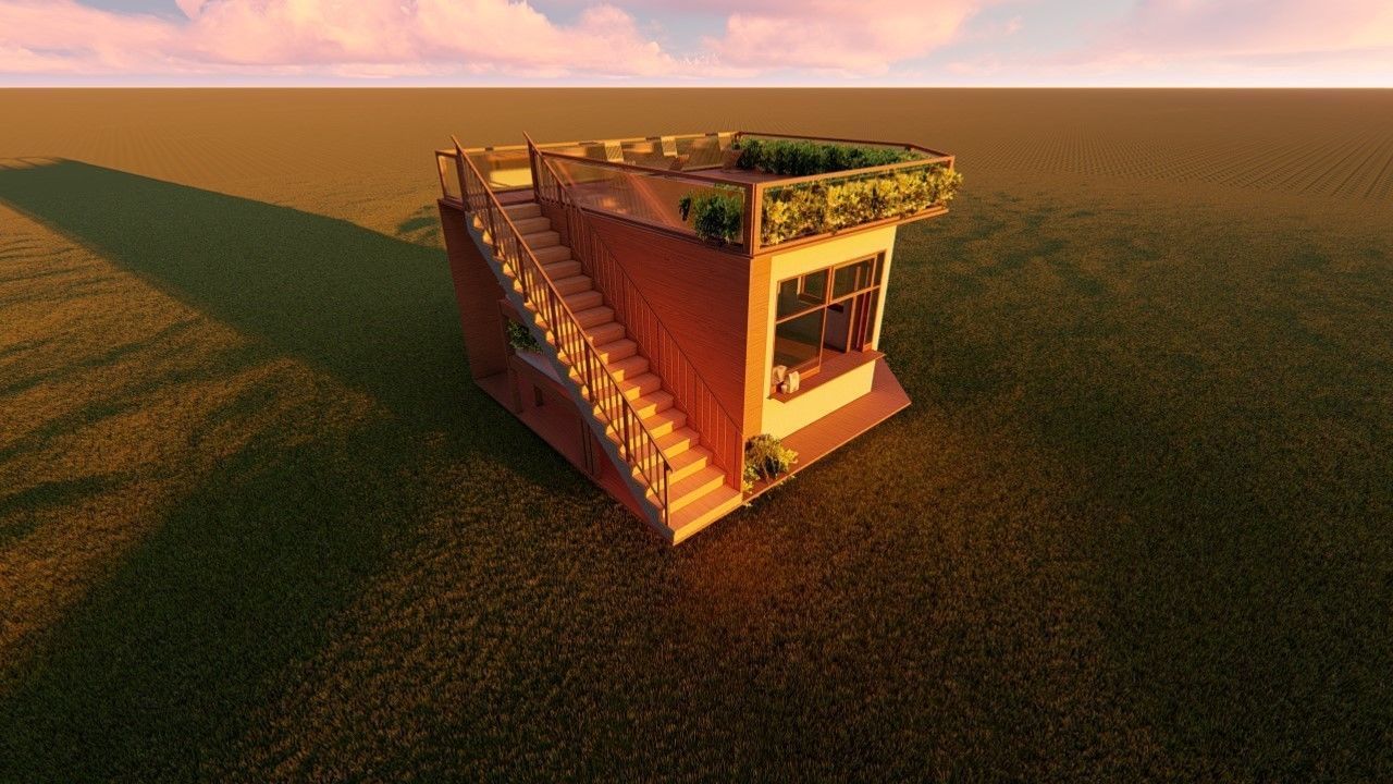 module architecture 3D model | CGTrader