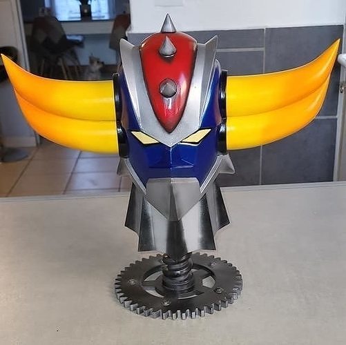 Grendizer classic bust 3D model 3D printable | CGTrader