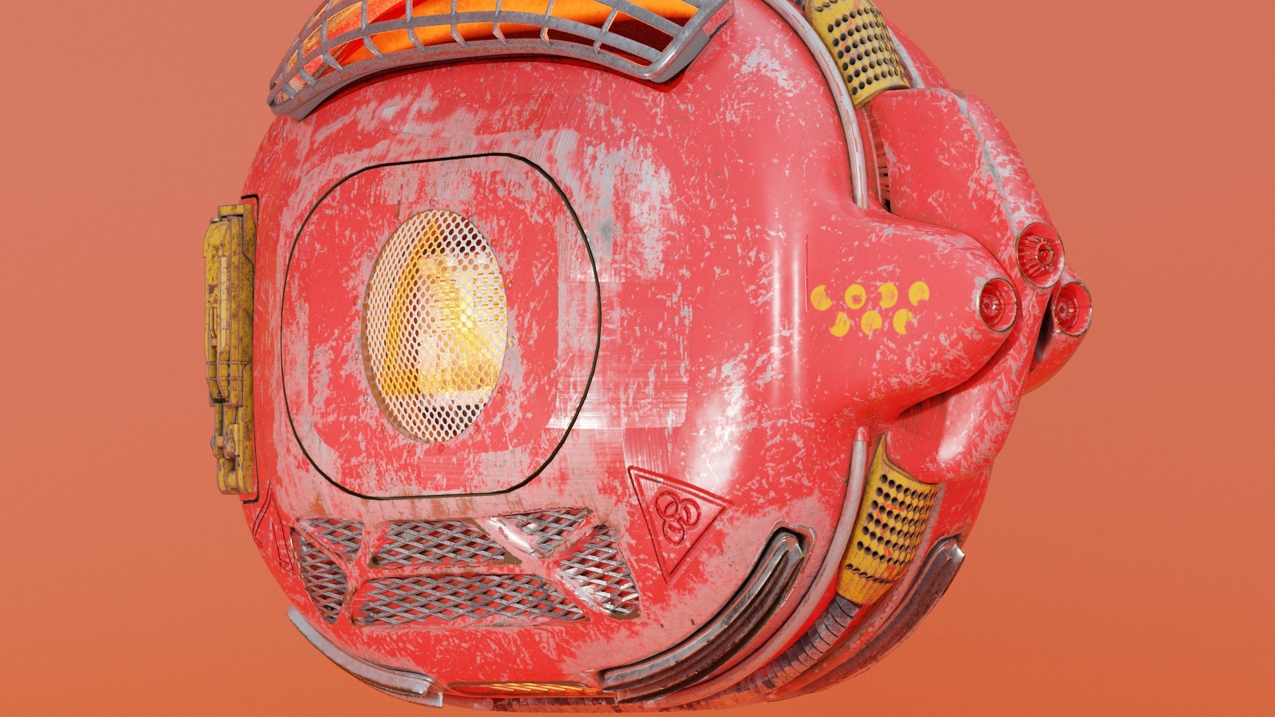 ancient sci fi war machine 3D model | CGTrader