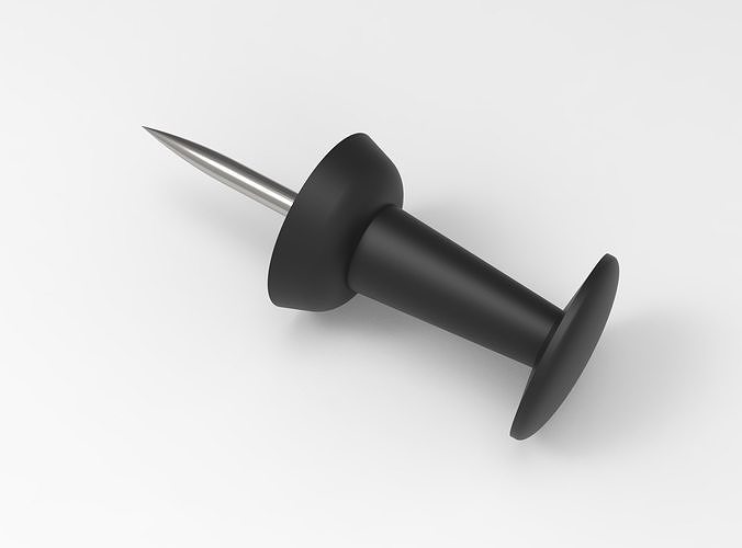Push Pin 3D model | CGTrader