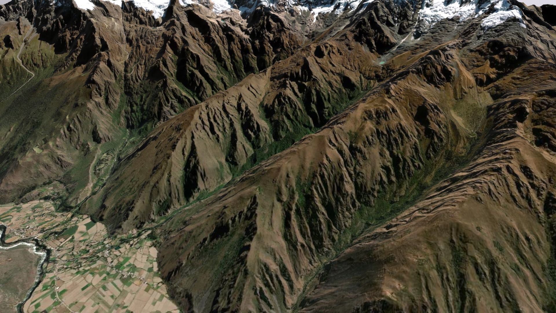 Mountain landscape Marconi Andes of Peru 3D model | CGTrader