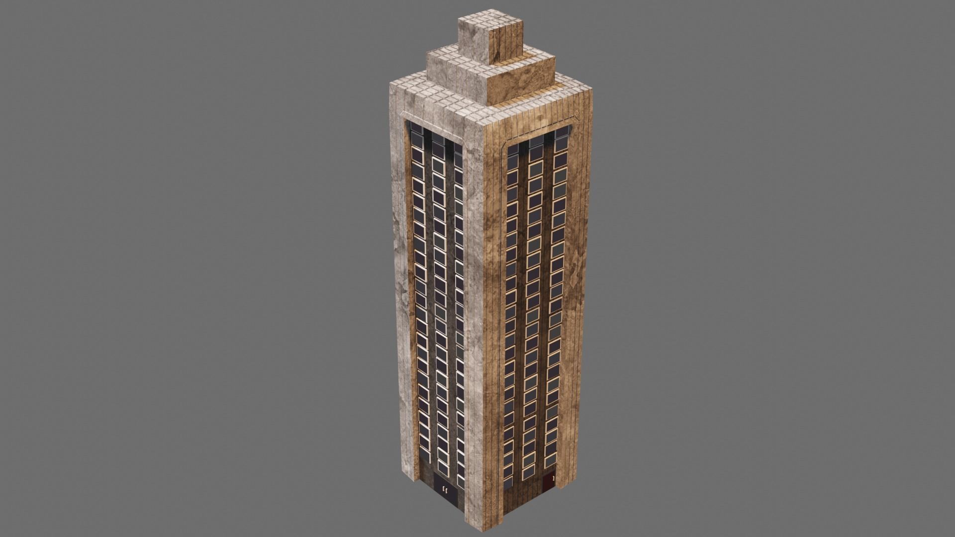 Realistic sky scraper free 3D model animated rigged | CGTrader