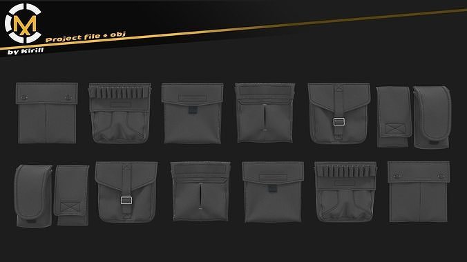 Pocket Set 3D model | CGTrader