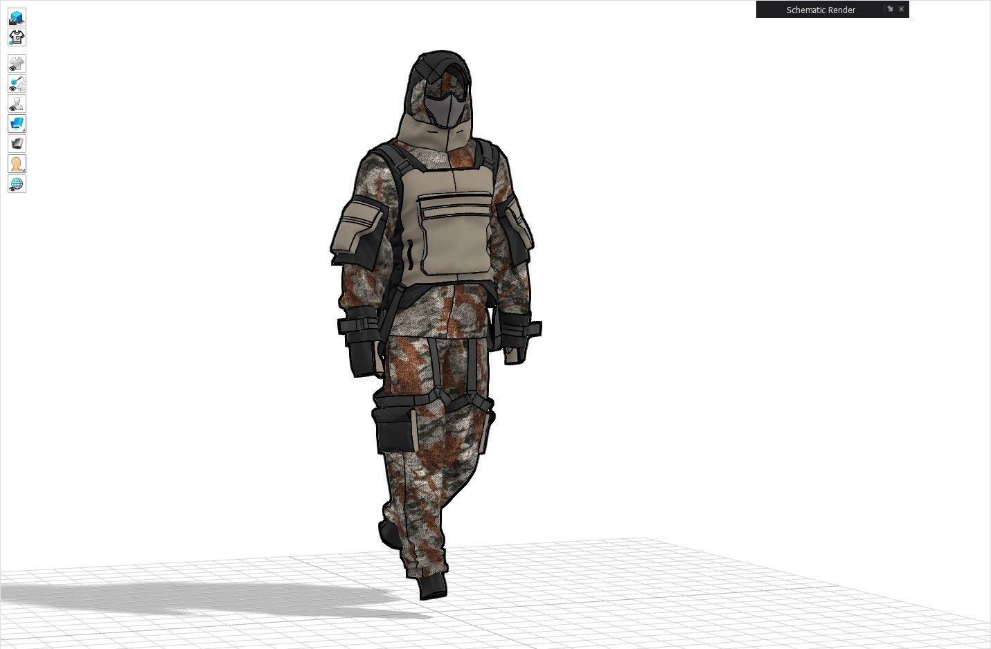 Tactical Male Outfit 3D model | CGTrader