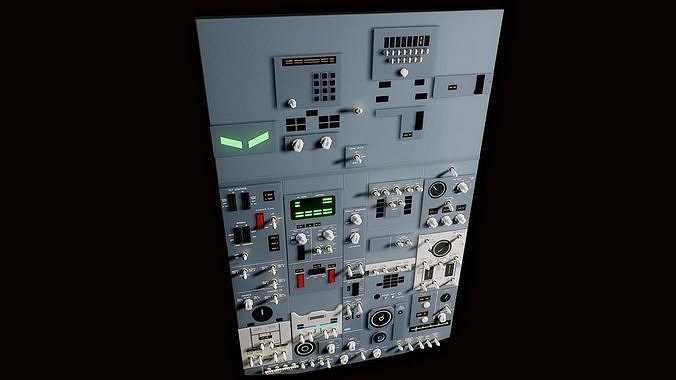 3D model airport control panel VR / AR / low-poly | CGTrader