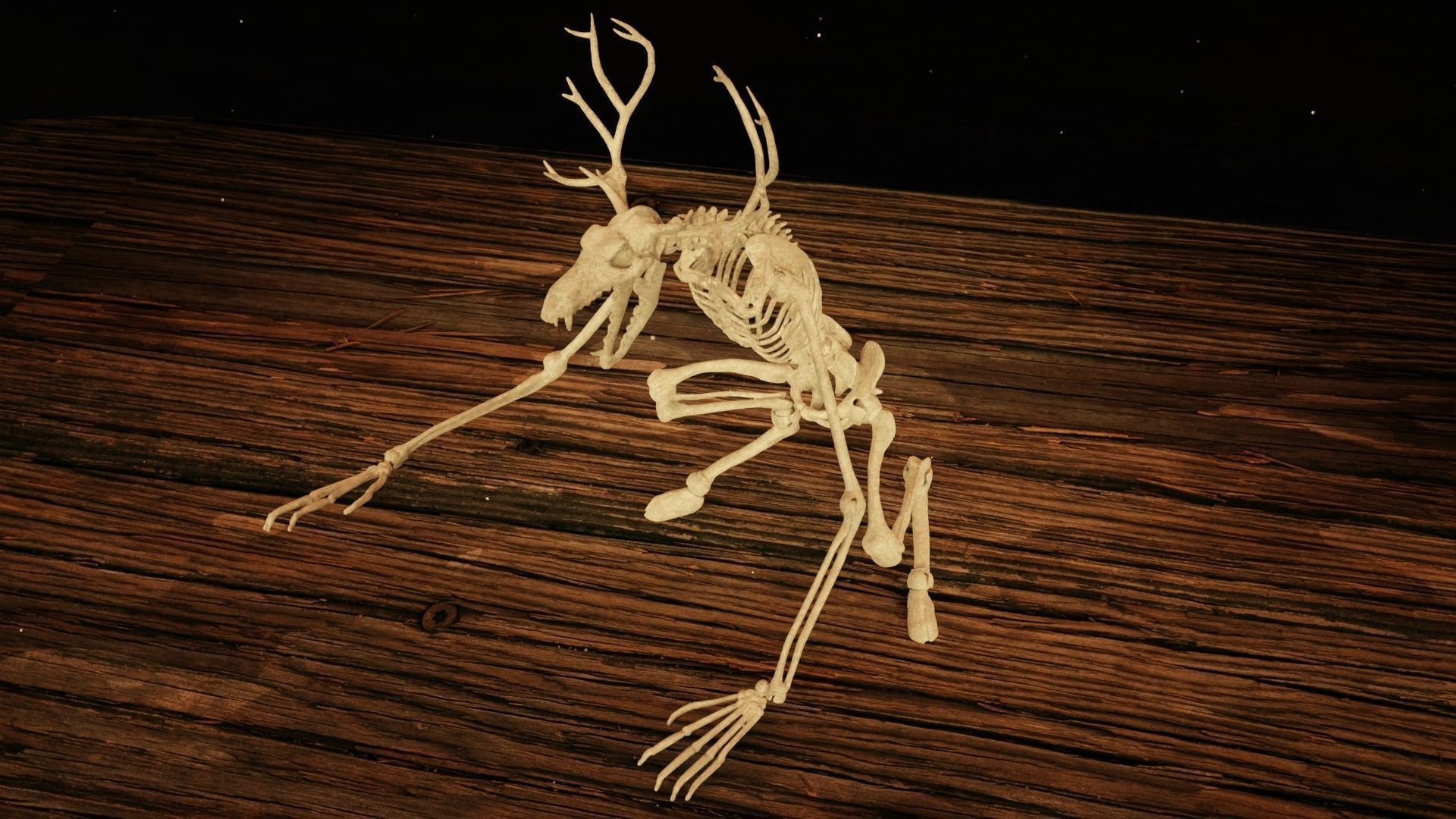 Wendigo Skeleton 3D model 3D printable | CGTrader